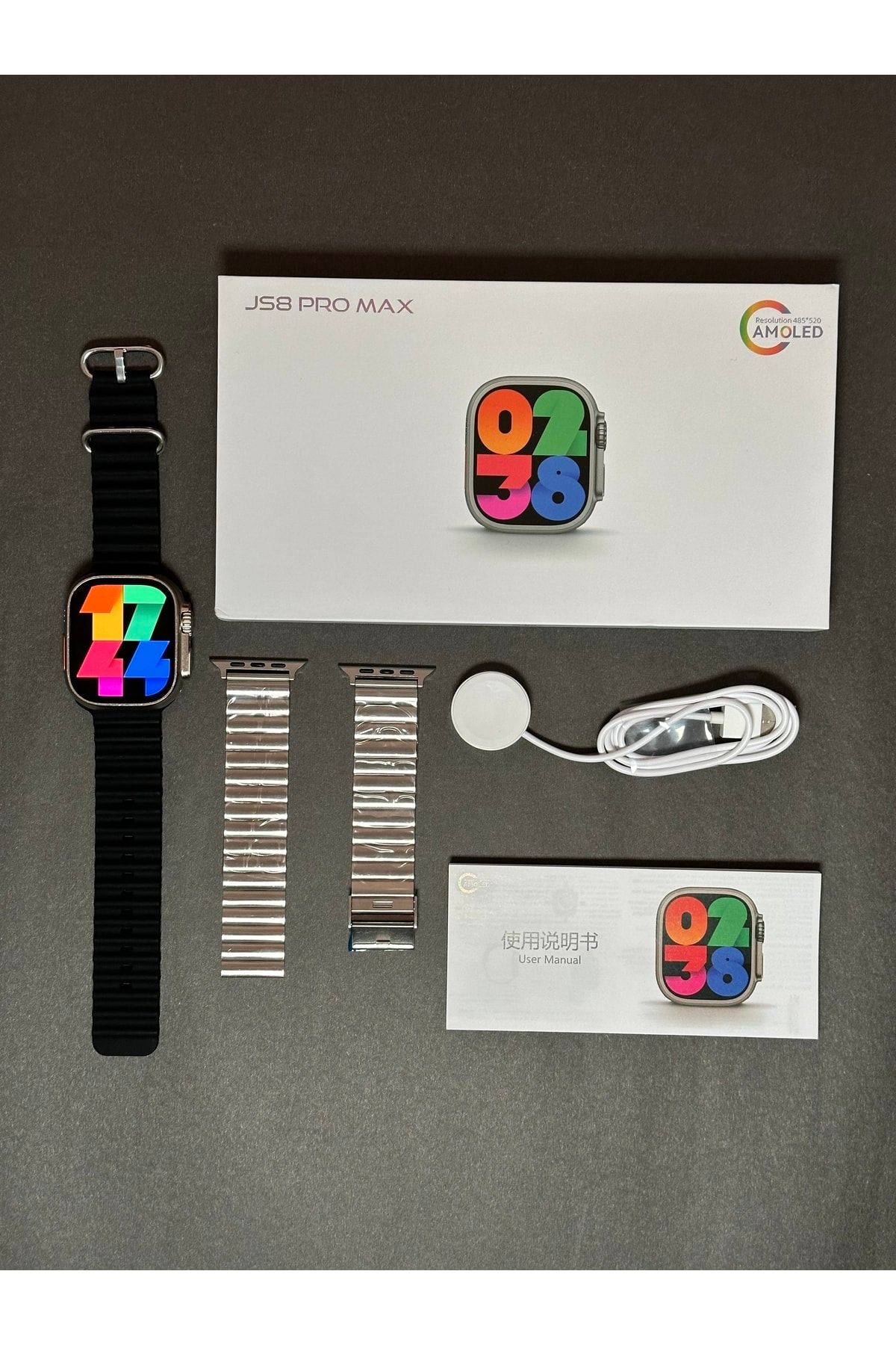 Wearfitpro Watch 8 Ultra Js8 Pro Max Amoled Ekran 485x520 Çözünürlik 2. ... Wearfitpro Watch 8 Ultra Js8 Pro Max Amoled Ekran 485x520 Çözünürlik 2. ...