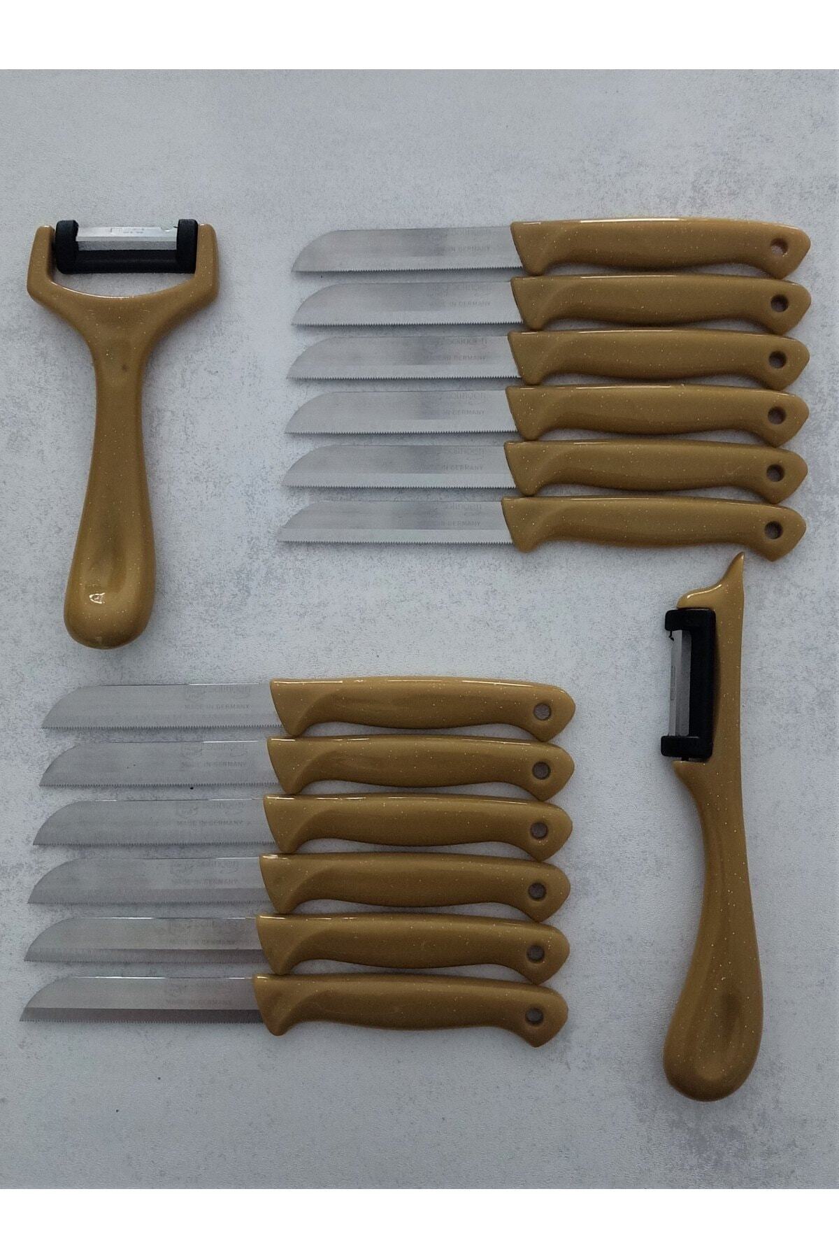 Solingen 12'li Meyve-sebze-doğrama Bıçağı Ve 2'li Soyacak 14'lü Set ...