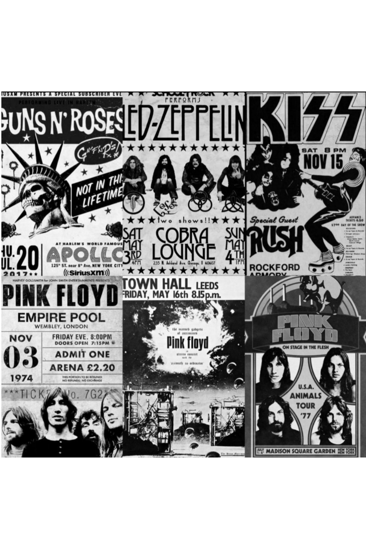 Ororabutik Rock Indıe Grunge Gothıc Poster Duvar Kağıdı Seti Fiyatı ...