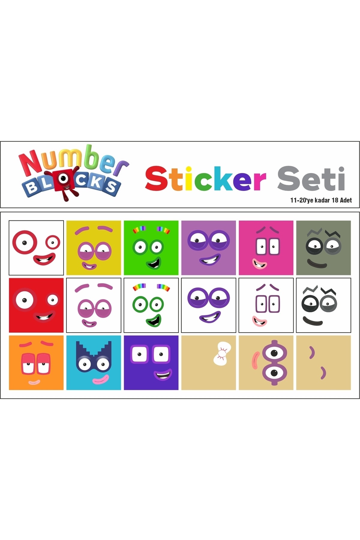 Genel Markalar Number Blocks Matematik Eğitici Birim Küp Snapcubes /11 ...