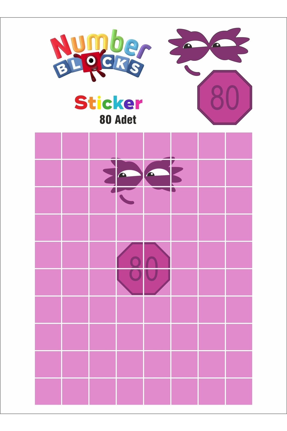 Numberblocks Printable Stickers 70s And 80s, 40% OFF