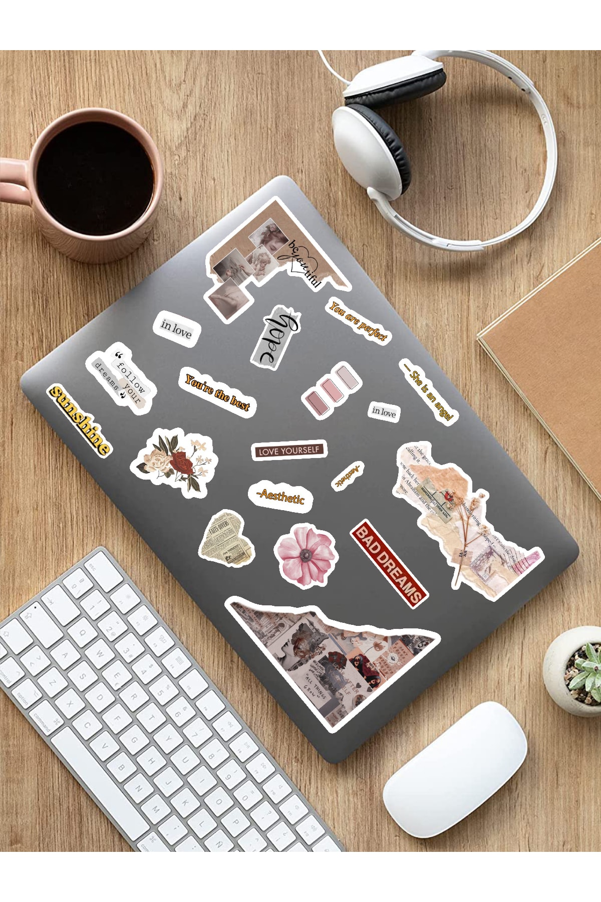 AR Sticker - Vintage & Retro Temalı Laptop Notebook Tablet Sticker Seti ...