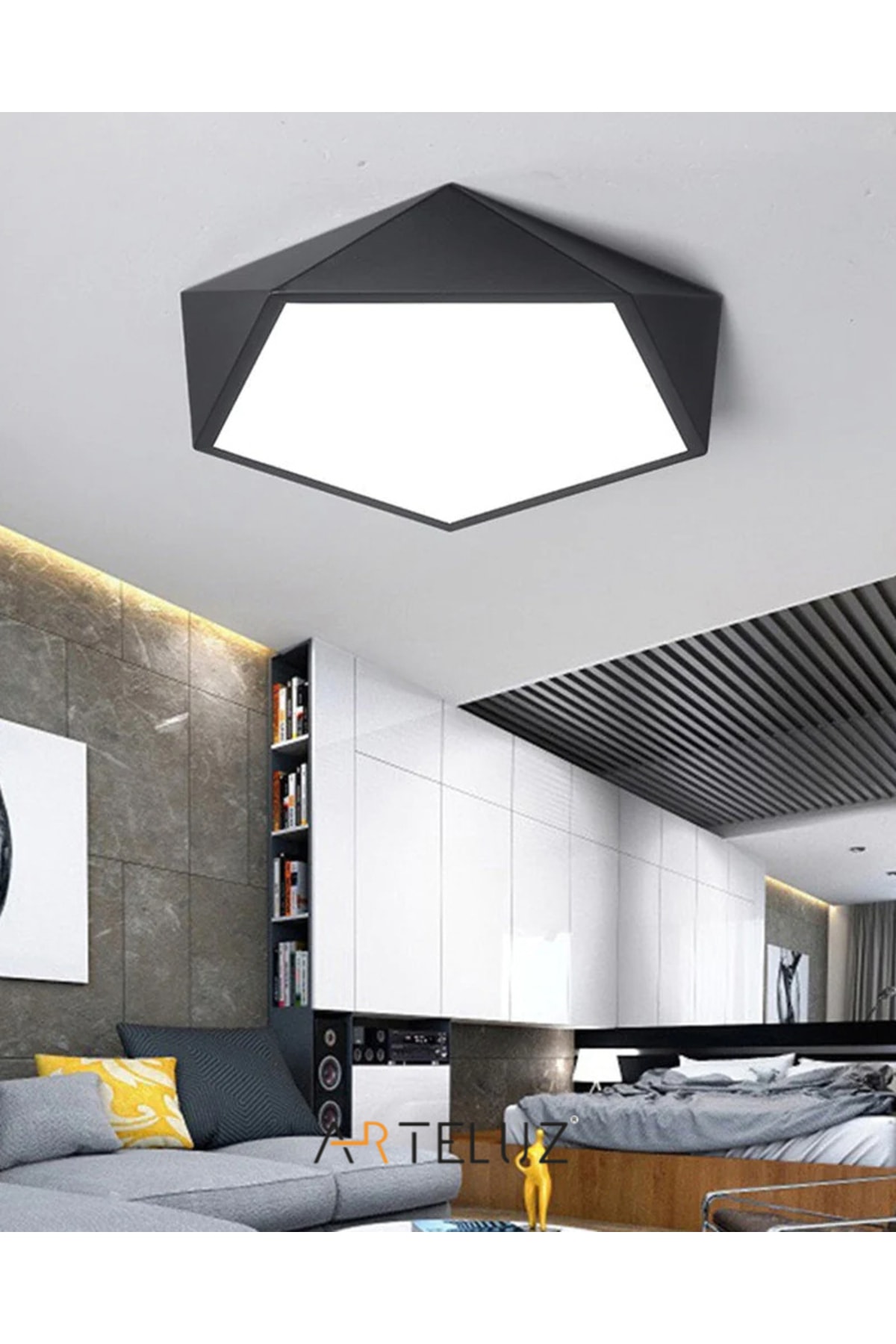 ARTELUZ Modern Geometrik Model Metal Tavan Led Avize - Fiyatı, Yorumları
