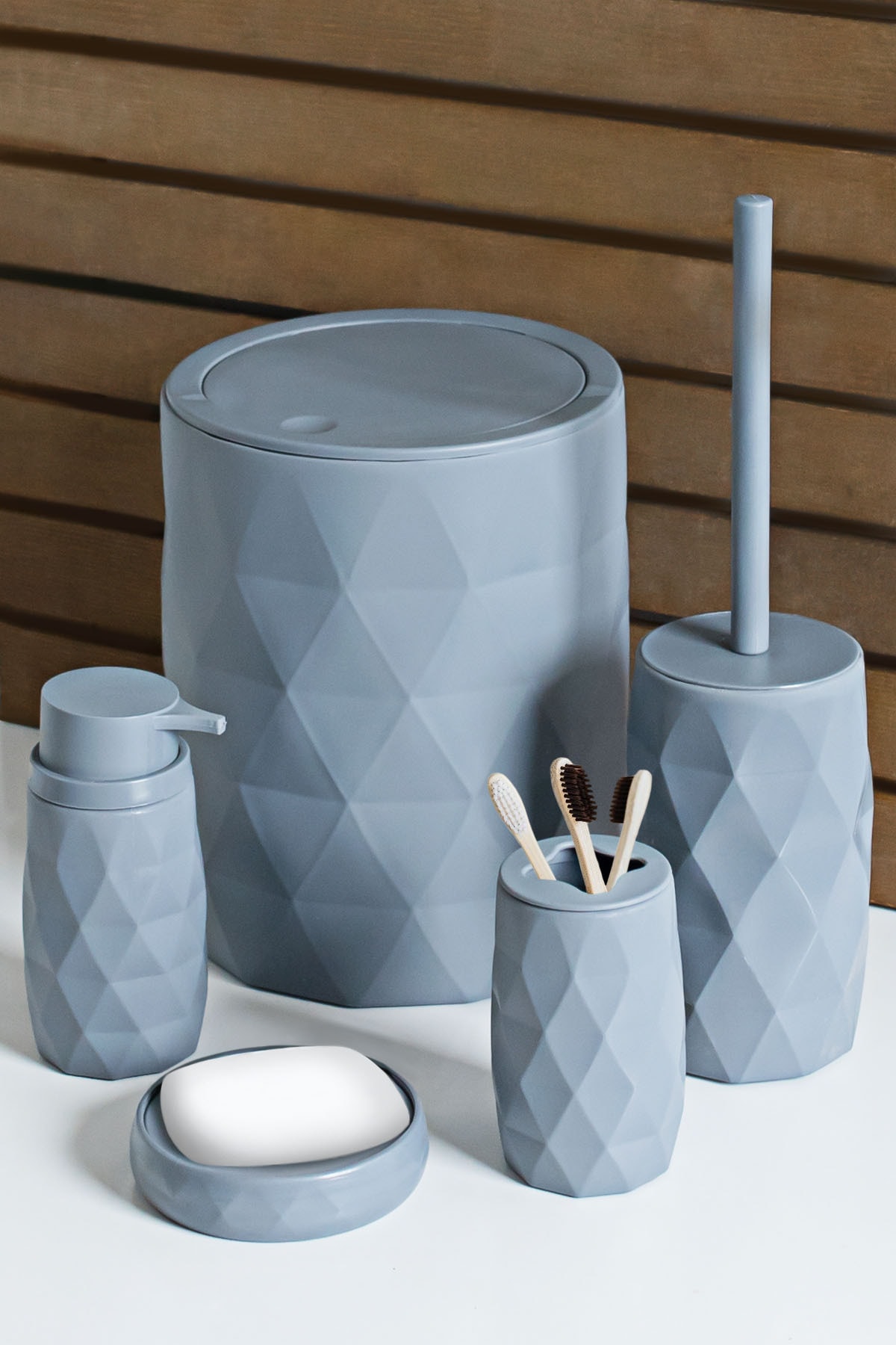 Porsima Irem Home Banyo Seti Banyo Takımı Gri 5 Li Banyo Seti Fiyatı ...