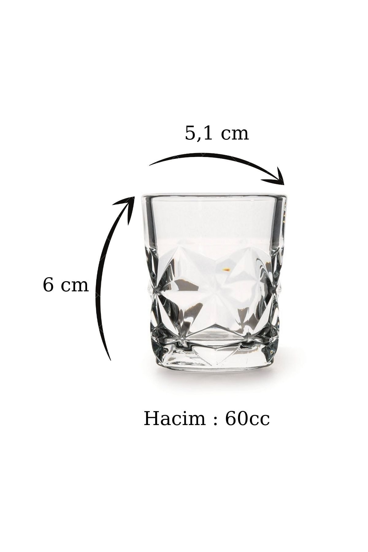 Paşabahçe 520742 Estrella Kahve Yanı Su Bardağı - Shot Bardağı 60cc - 6 ...