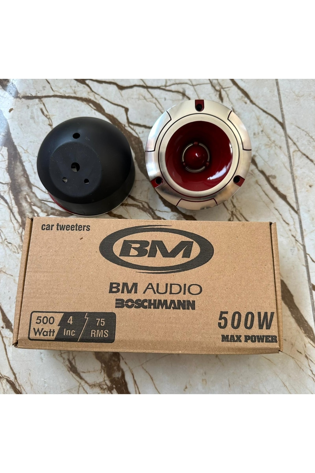 HİFİAUDİO Bm Audio 10 Cm Profesyonel Dome Tweter Kabı Hediye 80rms ...