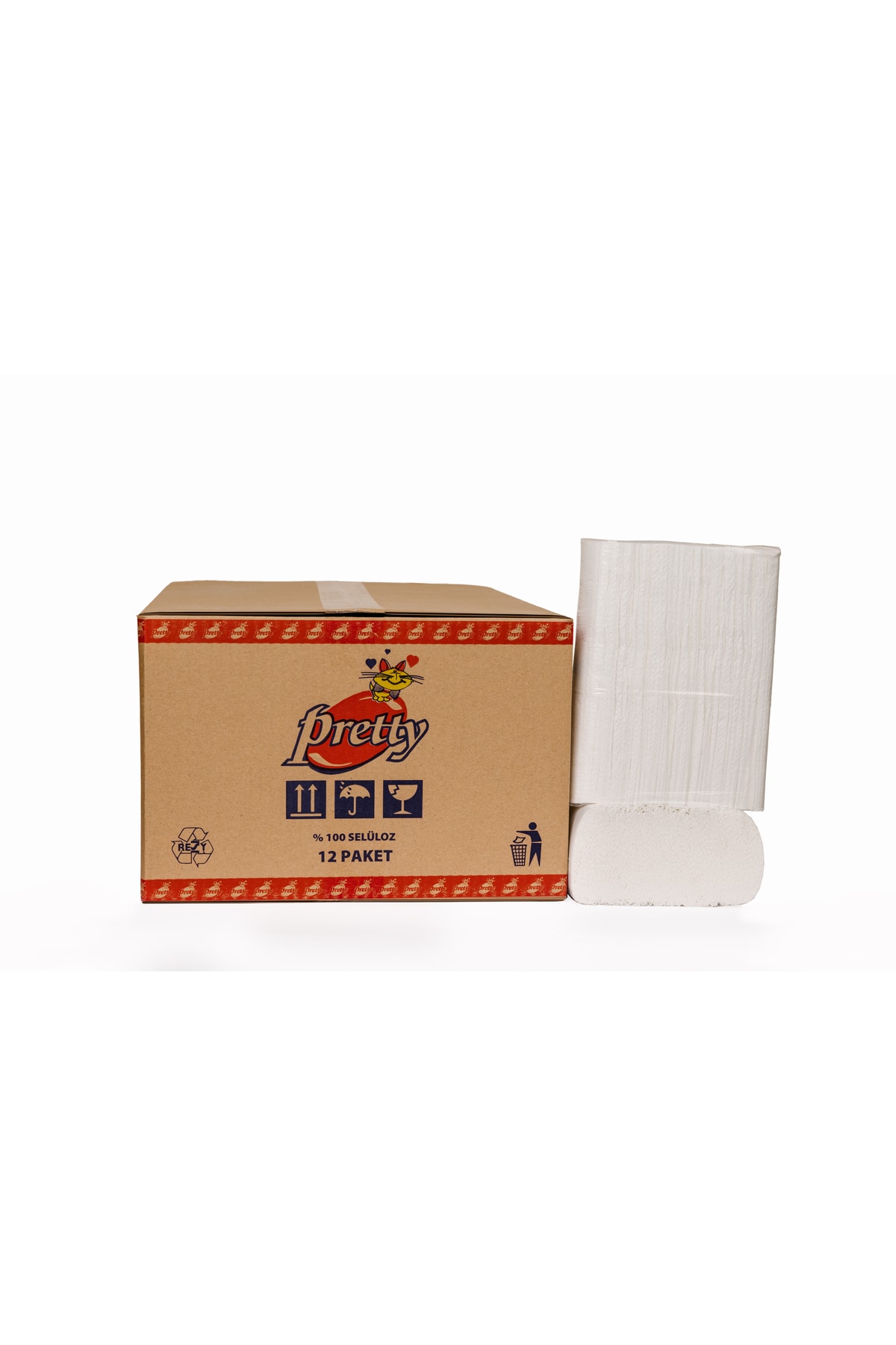 Pretty Z Katlama Havlu 90*12 Paket Fiyatı, Yorumları - Trendyol