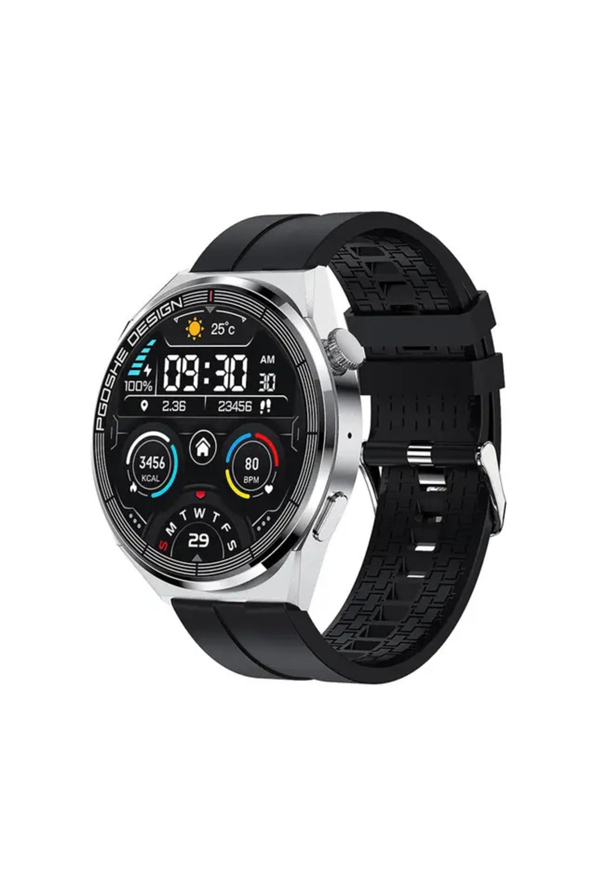 beemen Gt3 Max Porche Akıllı Saat 1.41 Inç Oval Ekran Bildirim Alma ...