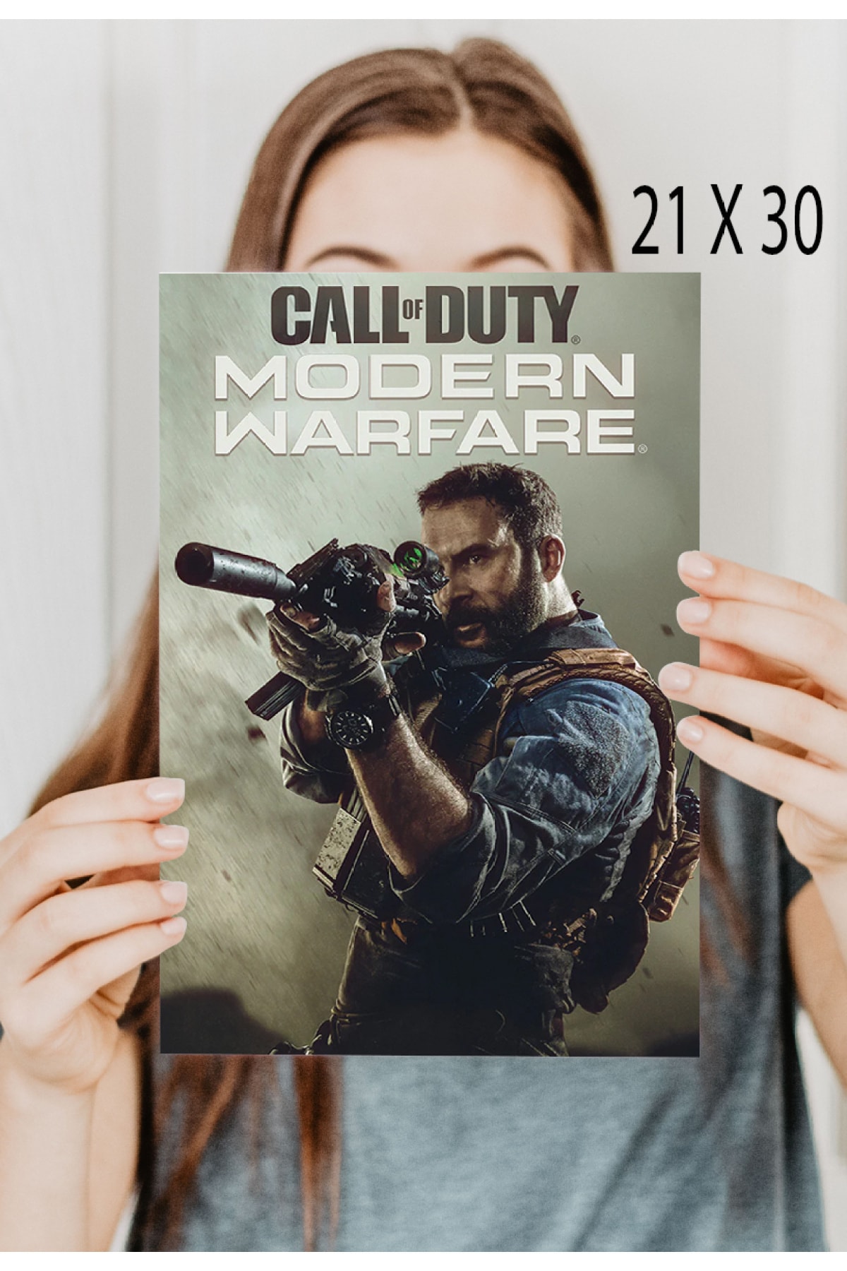 Luna Marissa Call Of Duty Modern Warfare Poster - Çerçevesiz Kalın ...