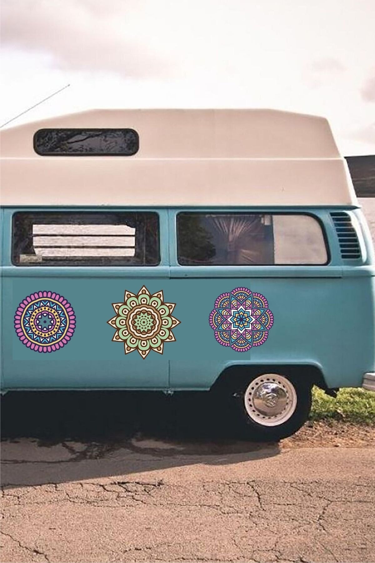 Tasarım Ada'sı Mandala Desenli Dekoratif 3'lü Karavan Sticker Fiyatı ...