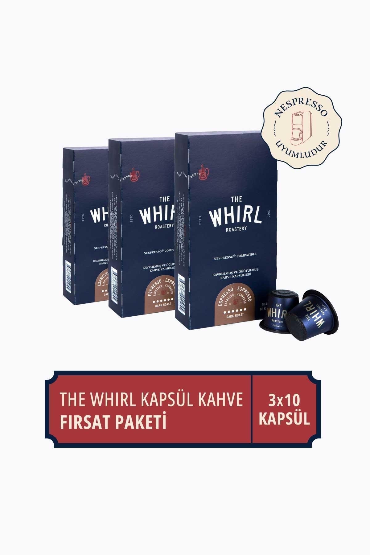 The Whirl Espresso Brunette Kapsül Kahve 3'lü Fırsat Paketi 30 Kapsül ...