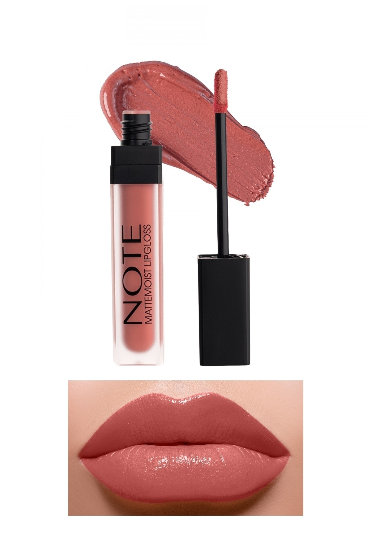 Note Cosmetics Mattemoist Lipgloss Yarı Mat Saten Bitişli Likit Ruj 410 Sandal Wood - Nude ...