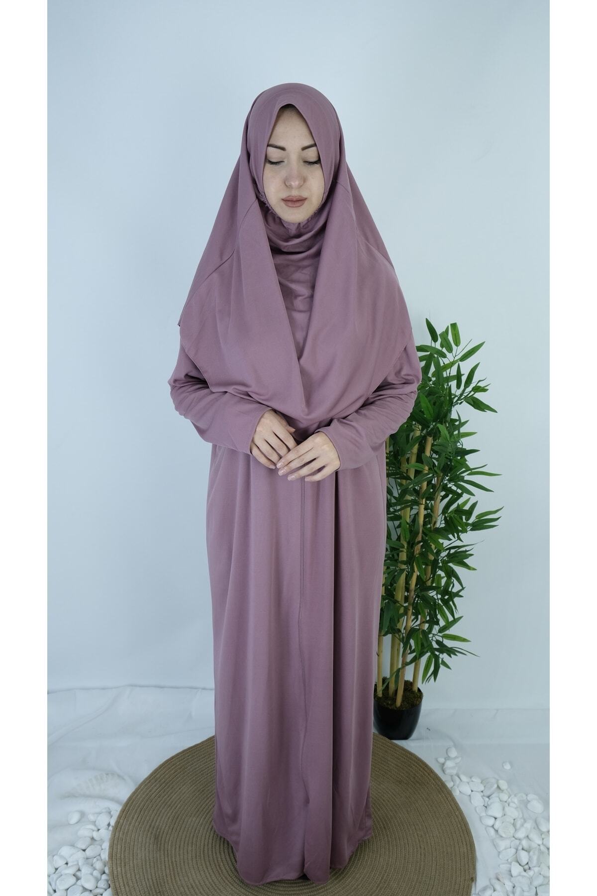 Mavira Moda Gül Kurusu Namaz Elbisesi Pratik Fermuarsız Fiyatı ...