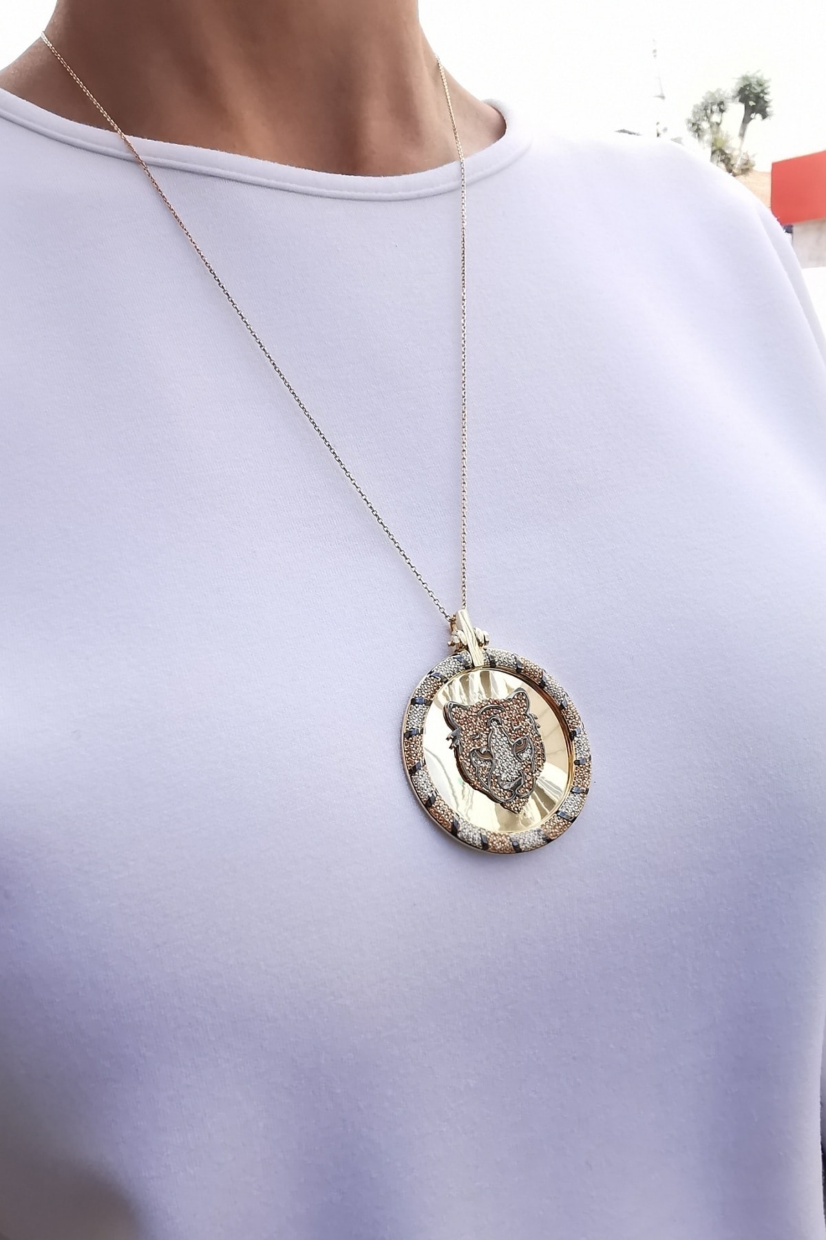 Utku Kuyumculuk 14 Ayar Özel Tasarım Aslan Madalyon Kolye Fiyatı ...