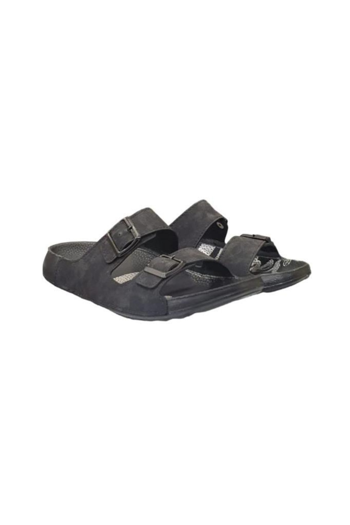 Lee Cooper Adjustable Anatomical Sole Slippers with Buckle on Top ...