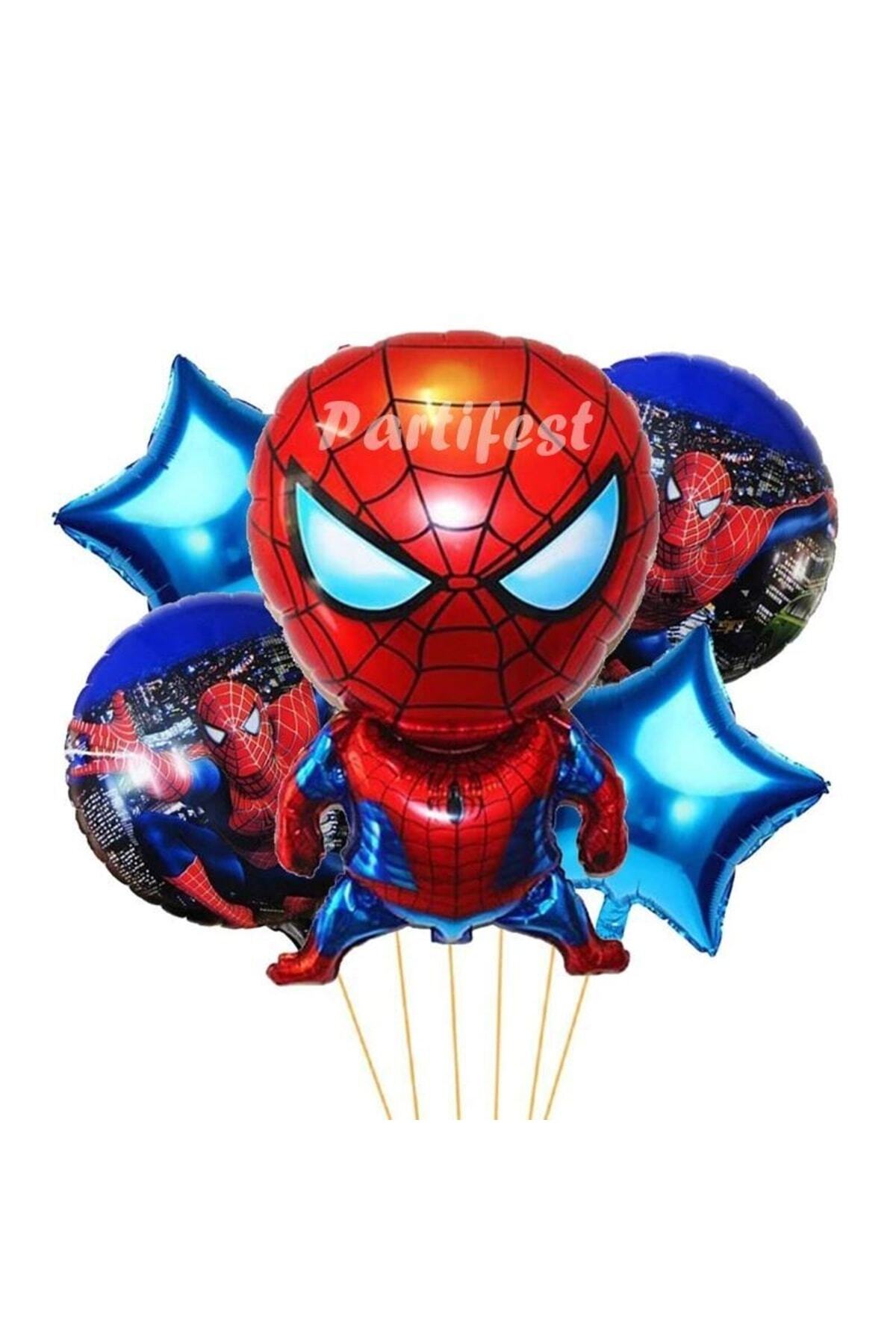 Parti Station Spiderman Örümcek Adam Balon Set Balon Folyo Set ...