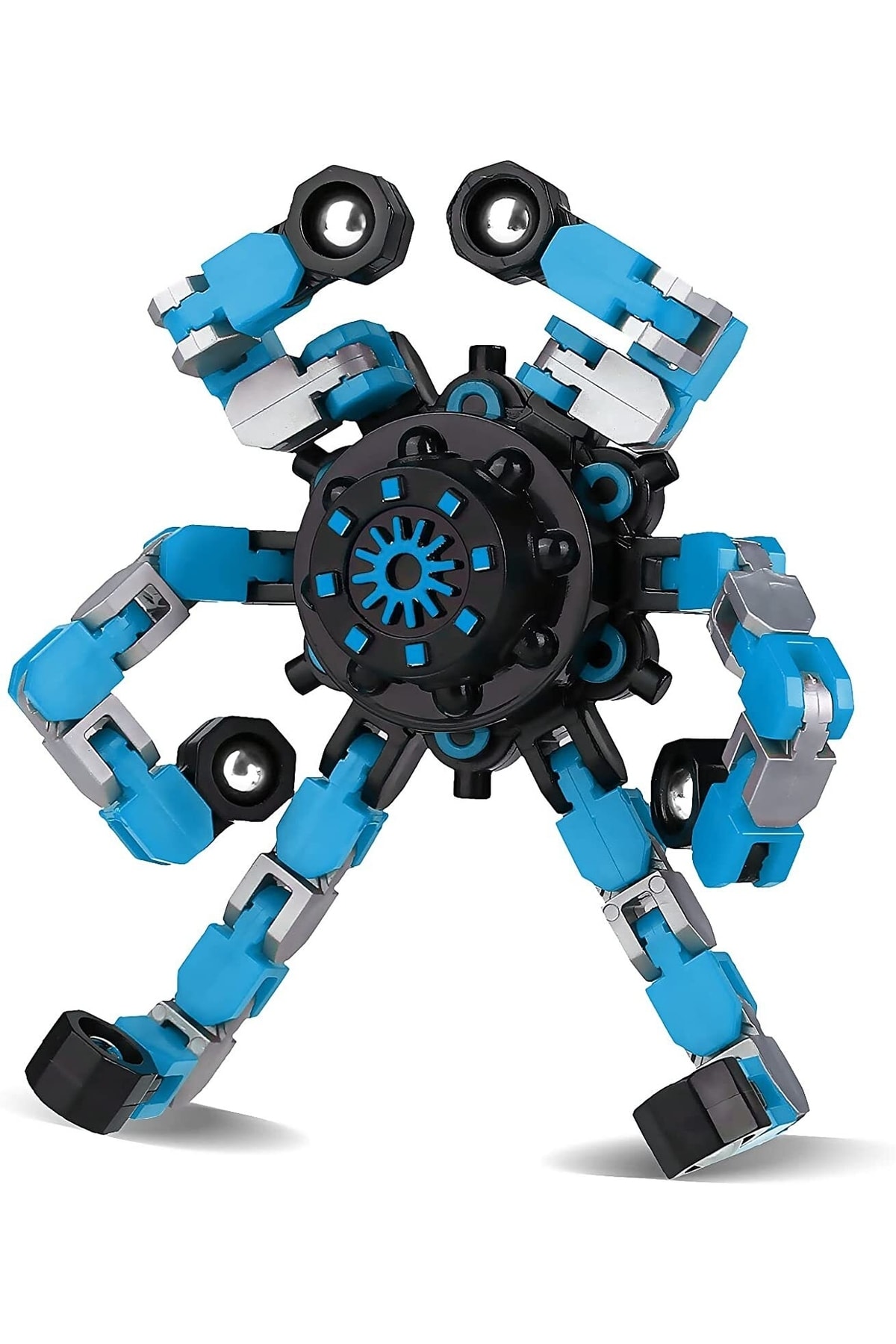 Mega Transforming Fidget Spinners Dönüştürülebilir Robot Oyuncak Stres ...