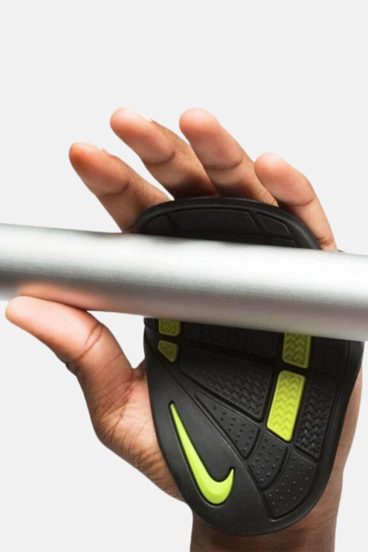 Nike Alpha Training Grips Siyah-Sari Antrenman Ağirlik Eldiveni - L N ...