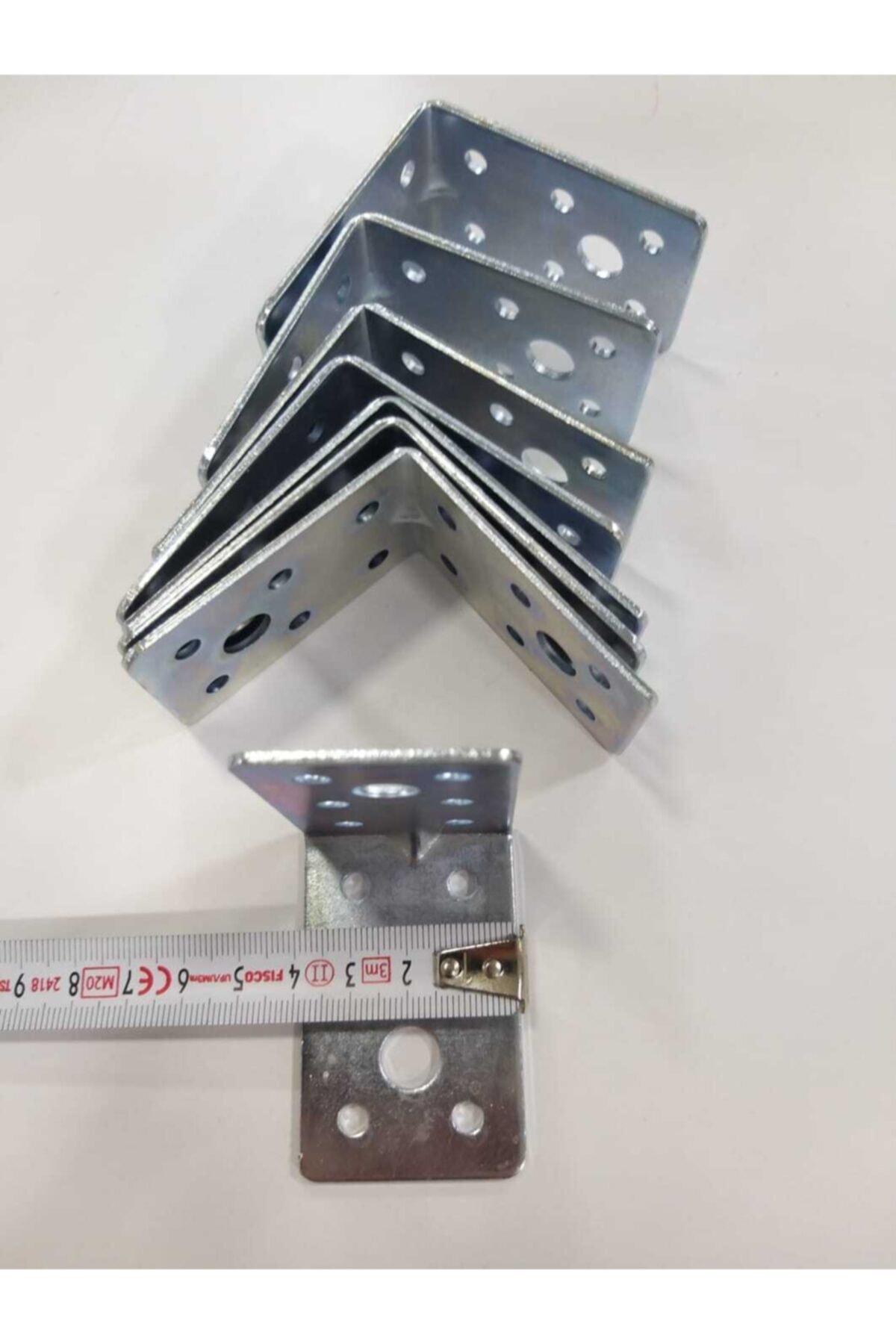 ARON (8 ADET) Metal Gönye V657 Köşe Birleştirme Demiri 60*60*40 L Demir ...