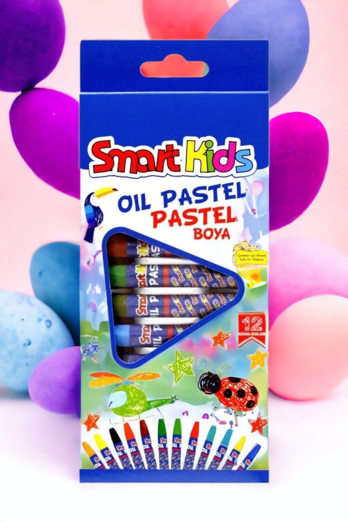 SEYFİKİRTASİYE Smart Kids 12 Renk Pastel Boya - Fiyatı, Yorumları