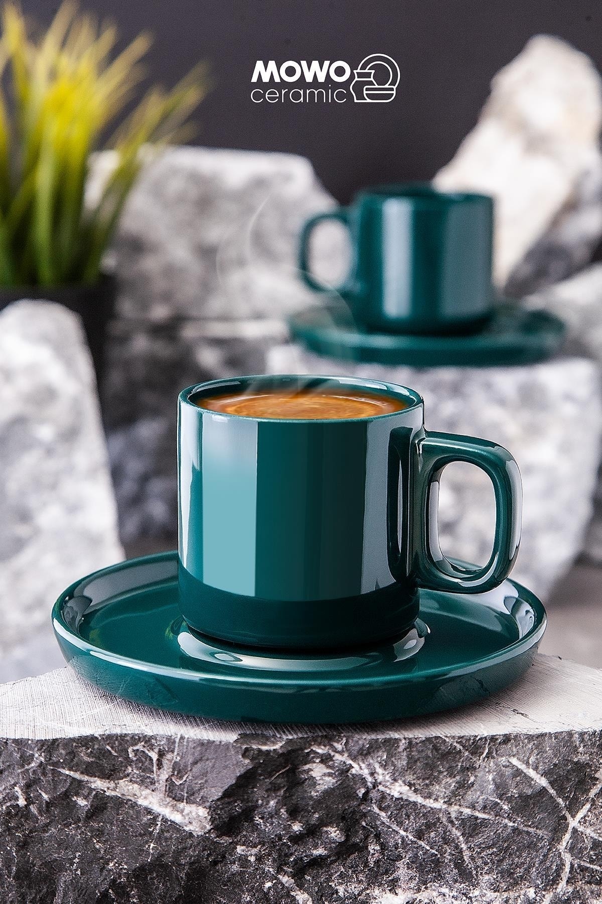 Mowo Home Hatsu Türk Kahvesi, Espresso, Hediyelik 2 Li Kahve Fincanı ...