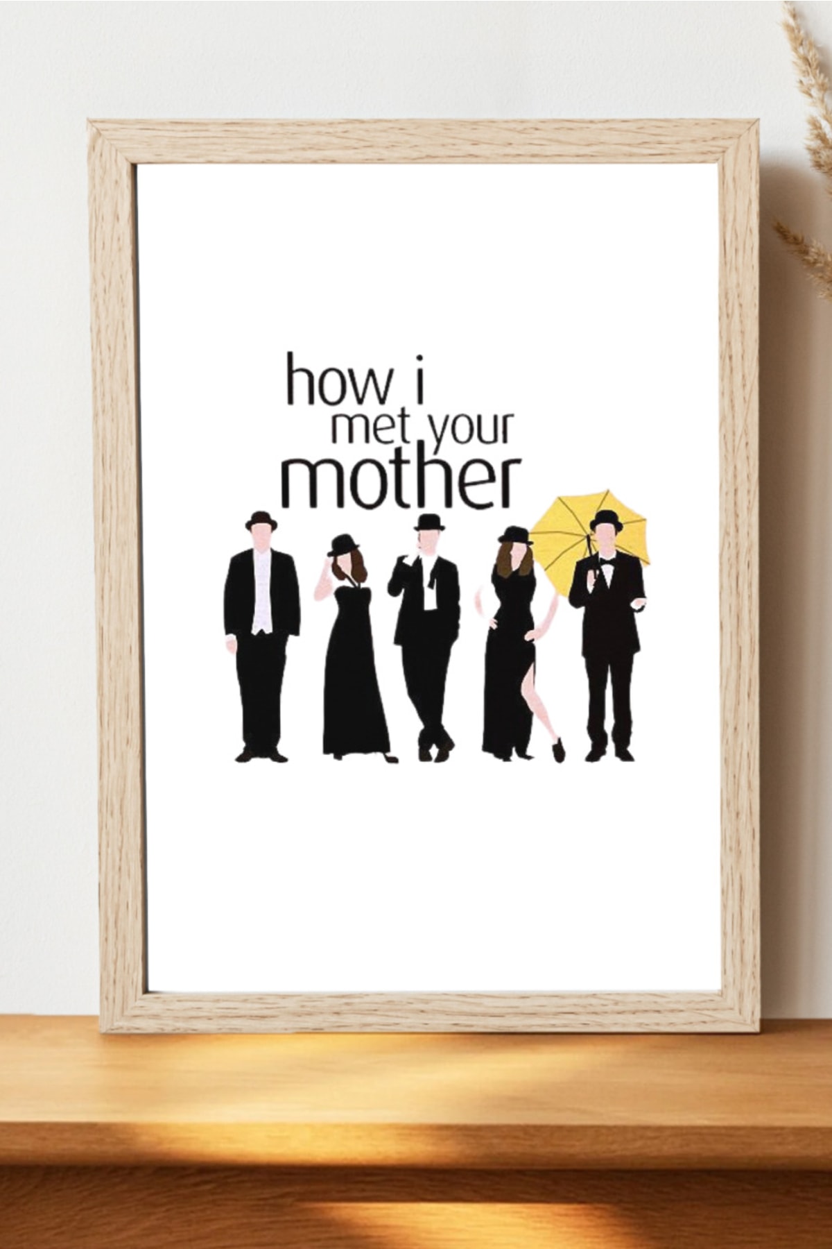 Luna Marissa Minimalist How I Met Your Mother Poster Çerçevesiz Tv Dizi ...