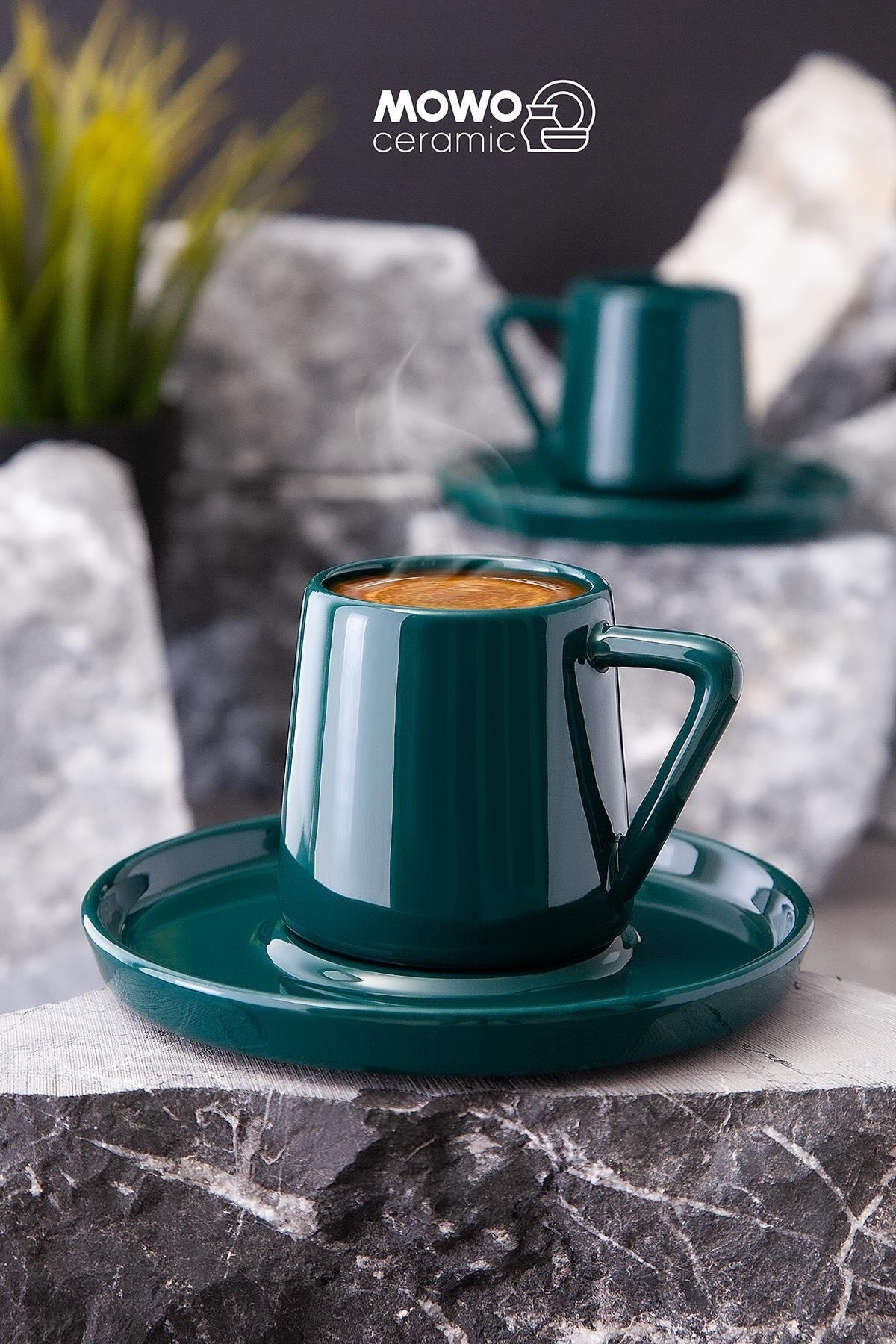 Mowo Home Aya Türk Kahvesi, Espresso, Hediyelik 2 Li Kahve Fincanı ...