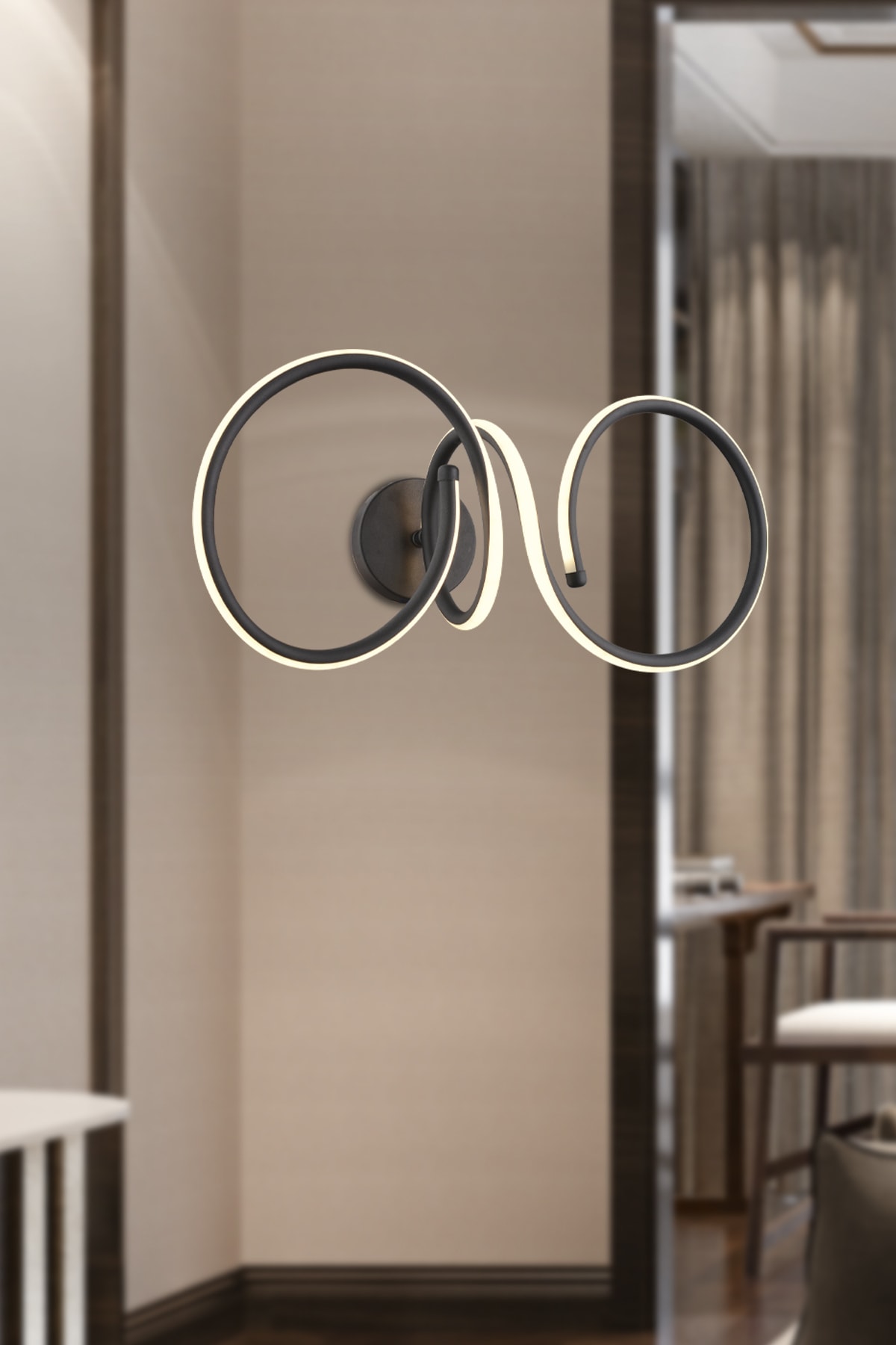 Apliqa Narail Siyah Ledli Yatak Başı, Koridor, Salon Aplik Fiyatı ...