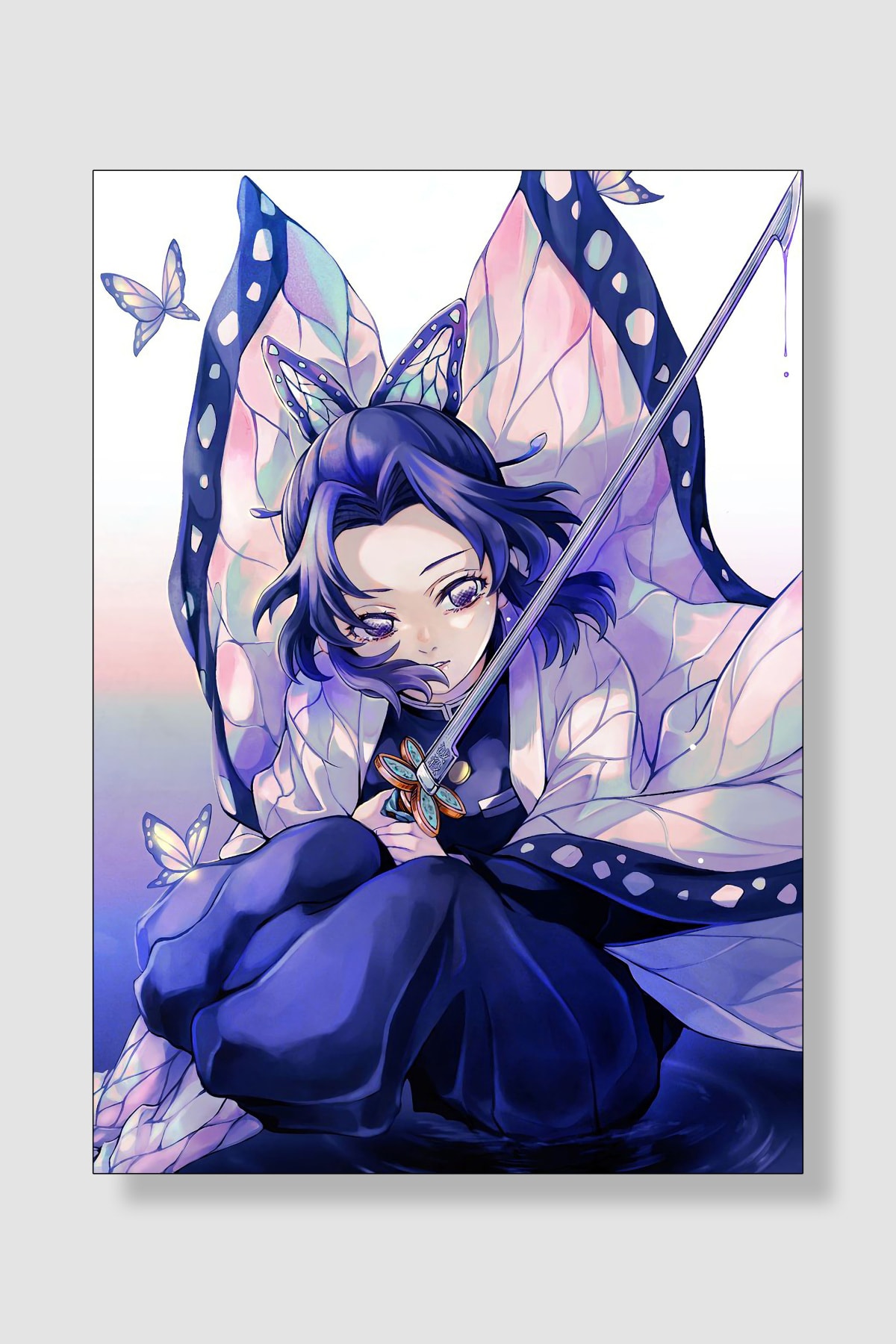 postick Demon Slayer Anime Posteri Kalın Parlak Kuşe Kağıdı Fiyatı ...