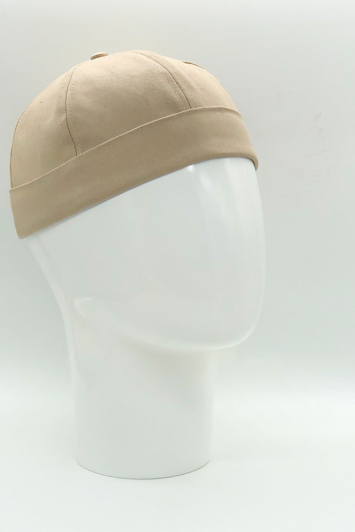 Hoppe Summer Retro Hip Hop Dockers Brimless Kipa Skullcap Folded Hat ...