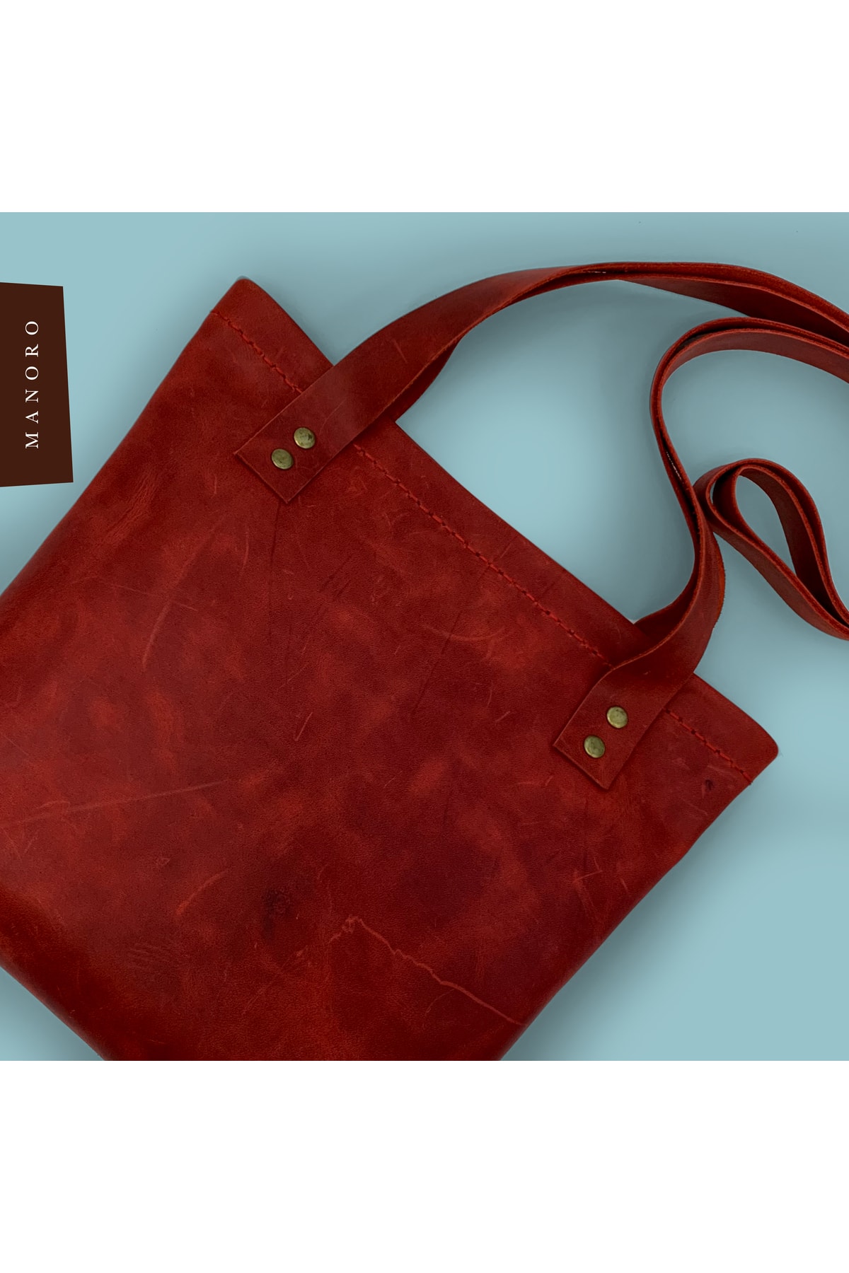 MANORO HANDMADE Hakiki Deri El Yapımı Omuz Çantası Sare Fiyatı ...