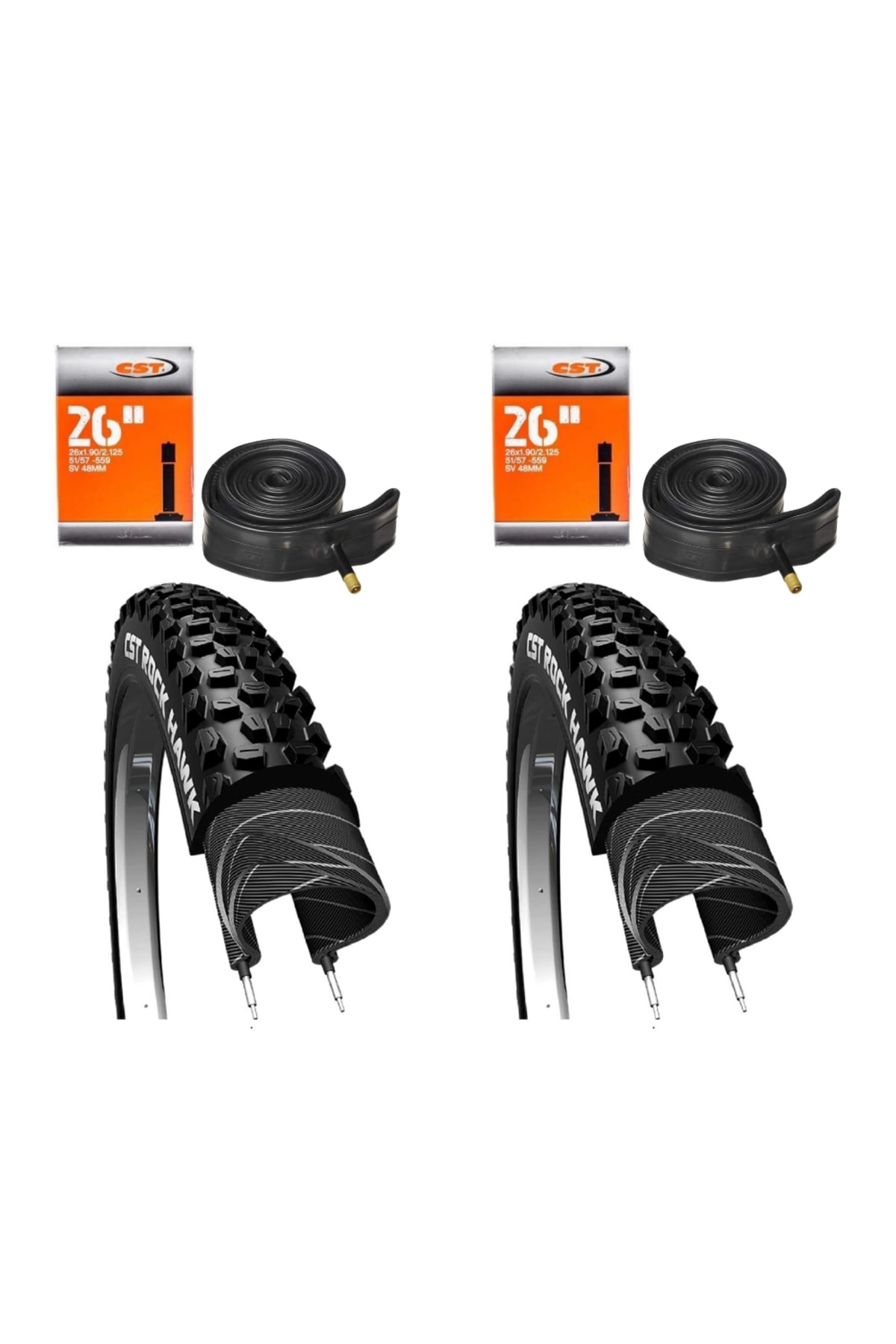 CST Rock Hawk 26x2.25 Mtb Bisiklet Lastik Seti 2iç + 2dış Fiyatı ...
