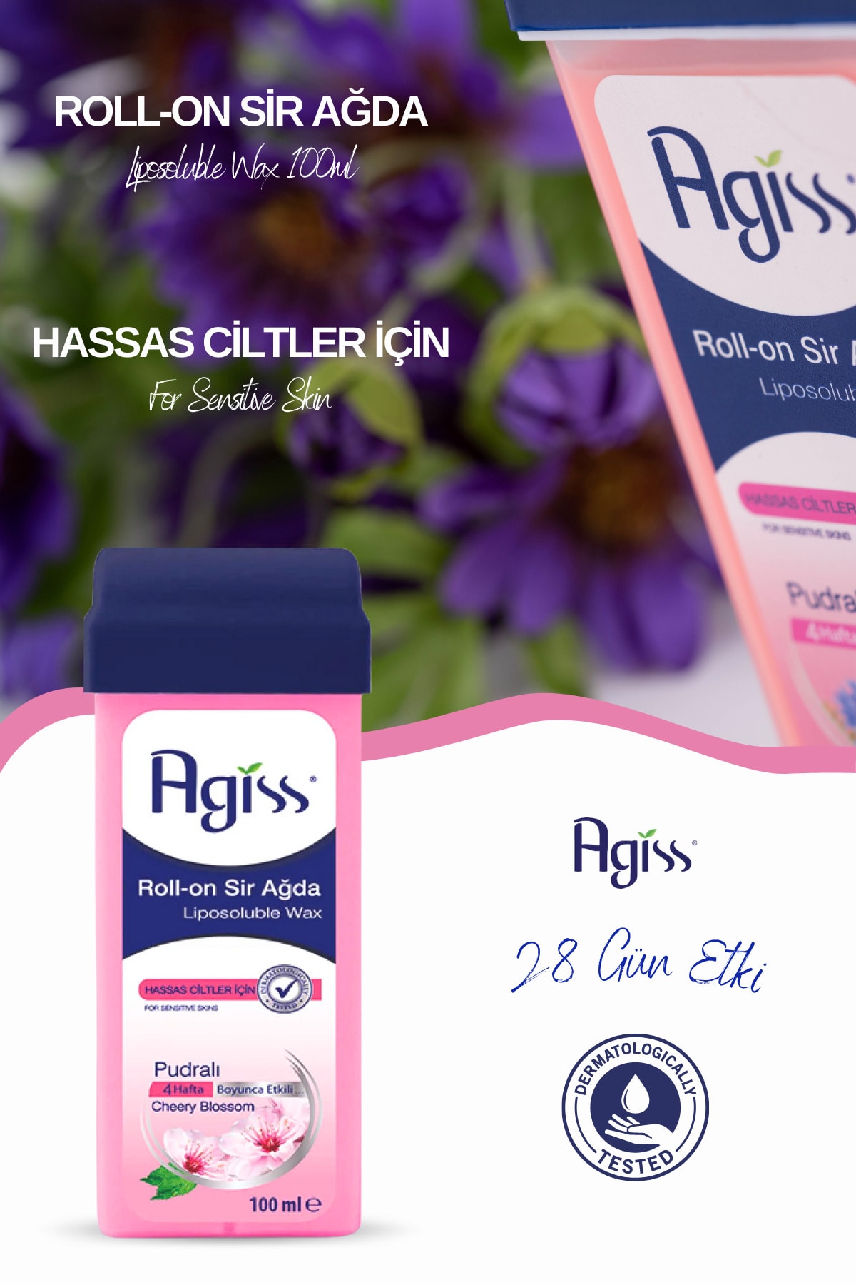 AGISS Hassas Cilt Tipleri Için,4 Hafta Etkili, Pudralı, Roll-on Sir ...