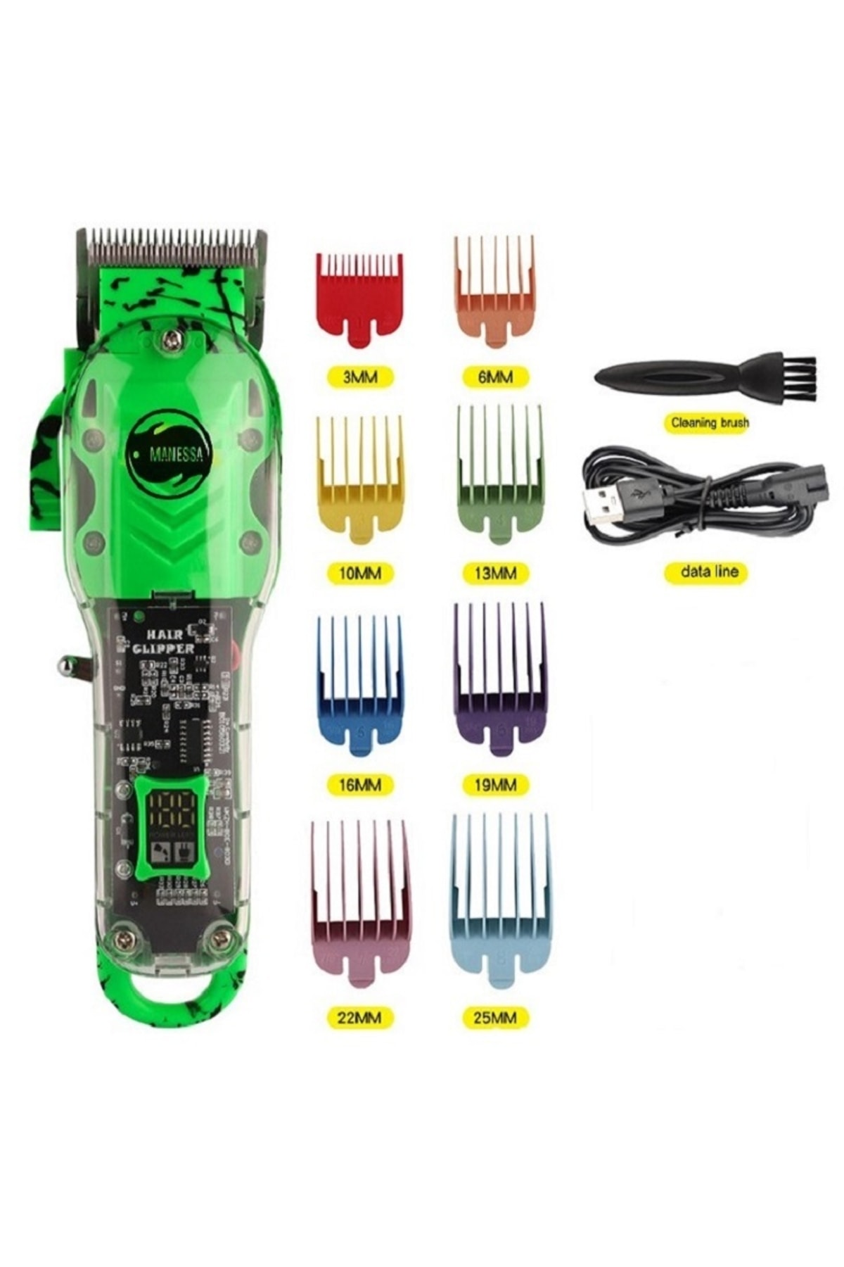Manessa Limited Edition Profesyonel Şeffaf Saç Kesim Makinesi Fiyatı ...