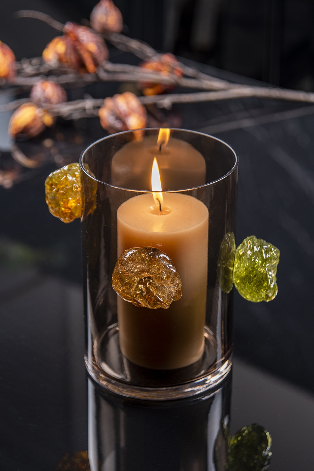 Caff Home Design Dekoratif El Yapımı Cam Lüks Mumluk Fiyatı, Yorumları - Trendyol