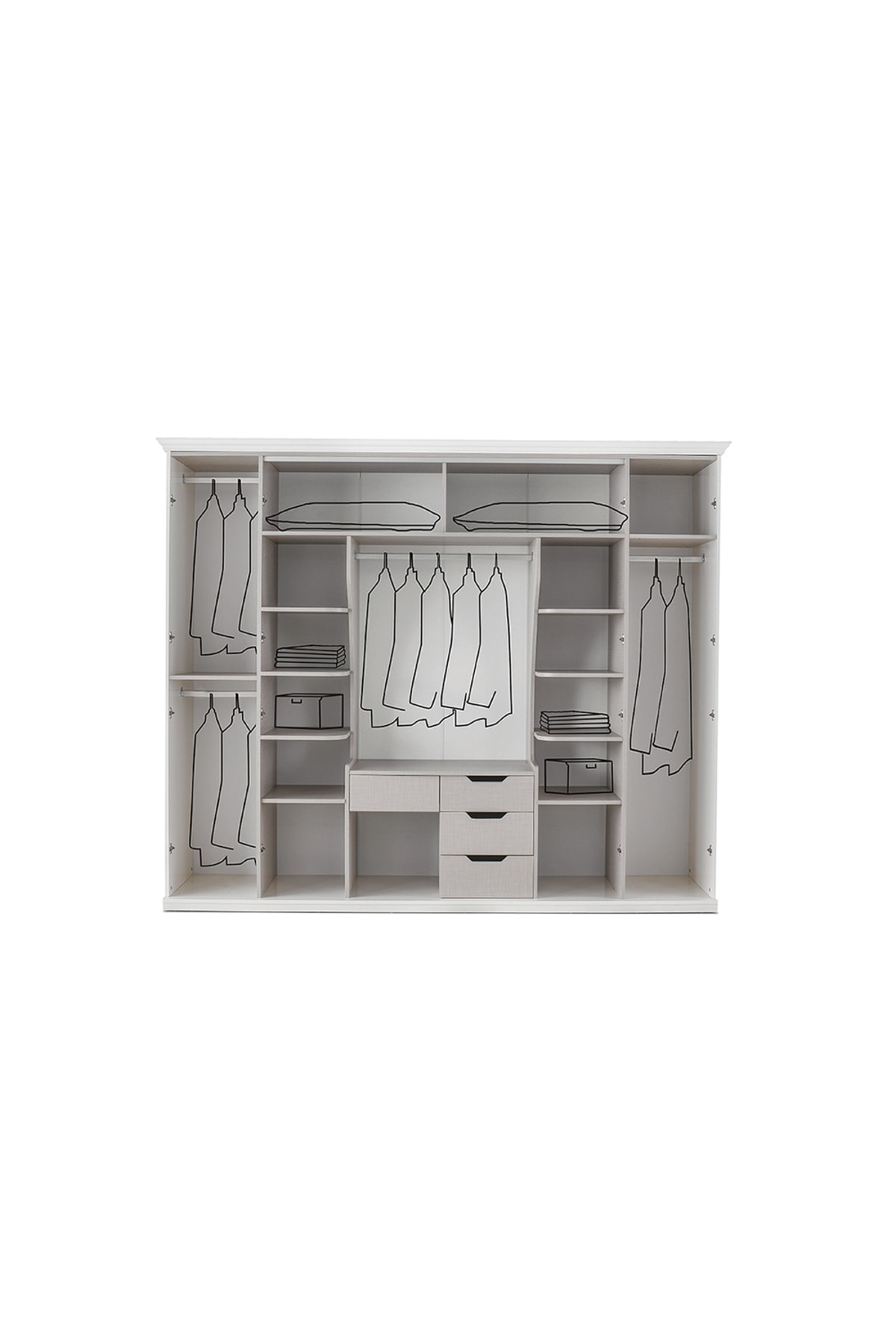 Caddeyıldız Alissa 6 Kapılı Gardrop Fiyatı, Yorumları - Trendyol