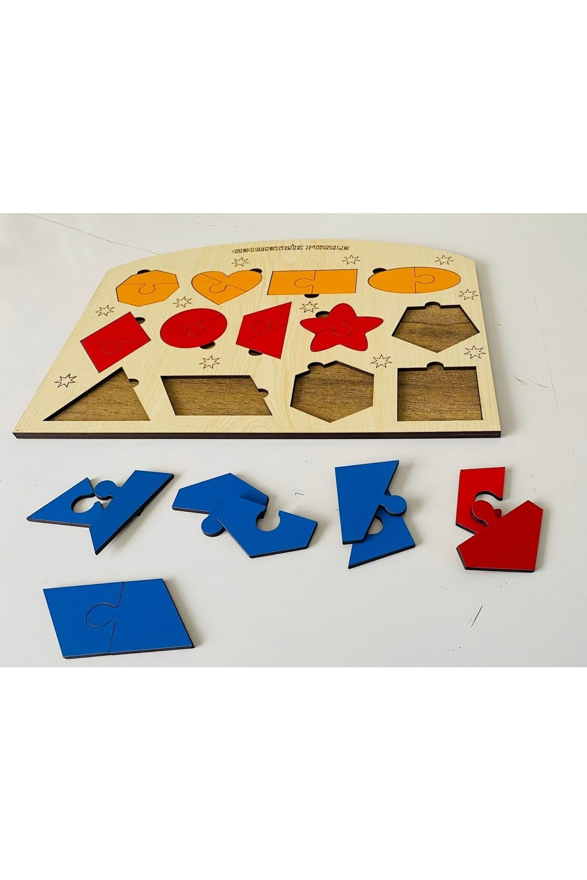 MartinaCole Geometrik Puzzle Eğitici Oyuncaklar Matematik Pisagor ...