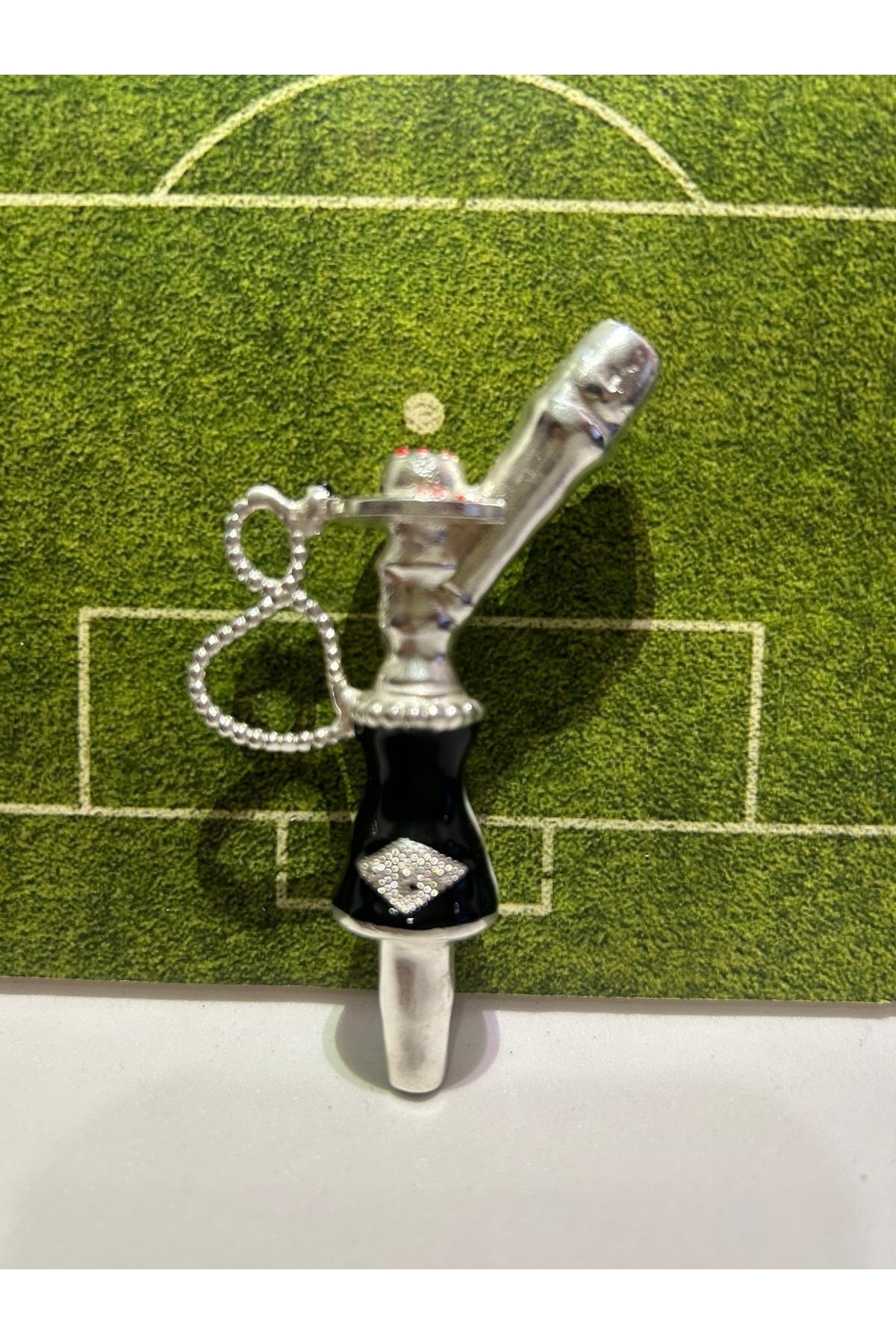 Gümüş Sipsi Siyah Beyaz Renkli Nargile Takım Sipsi - Fiyatı, Yorumları