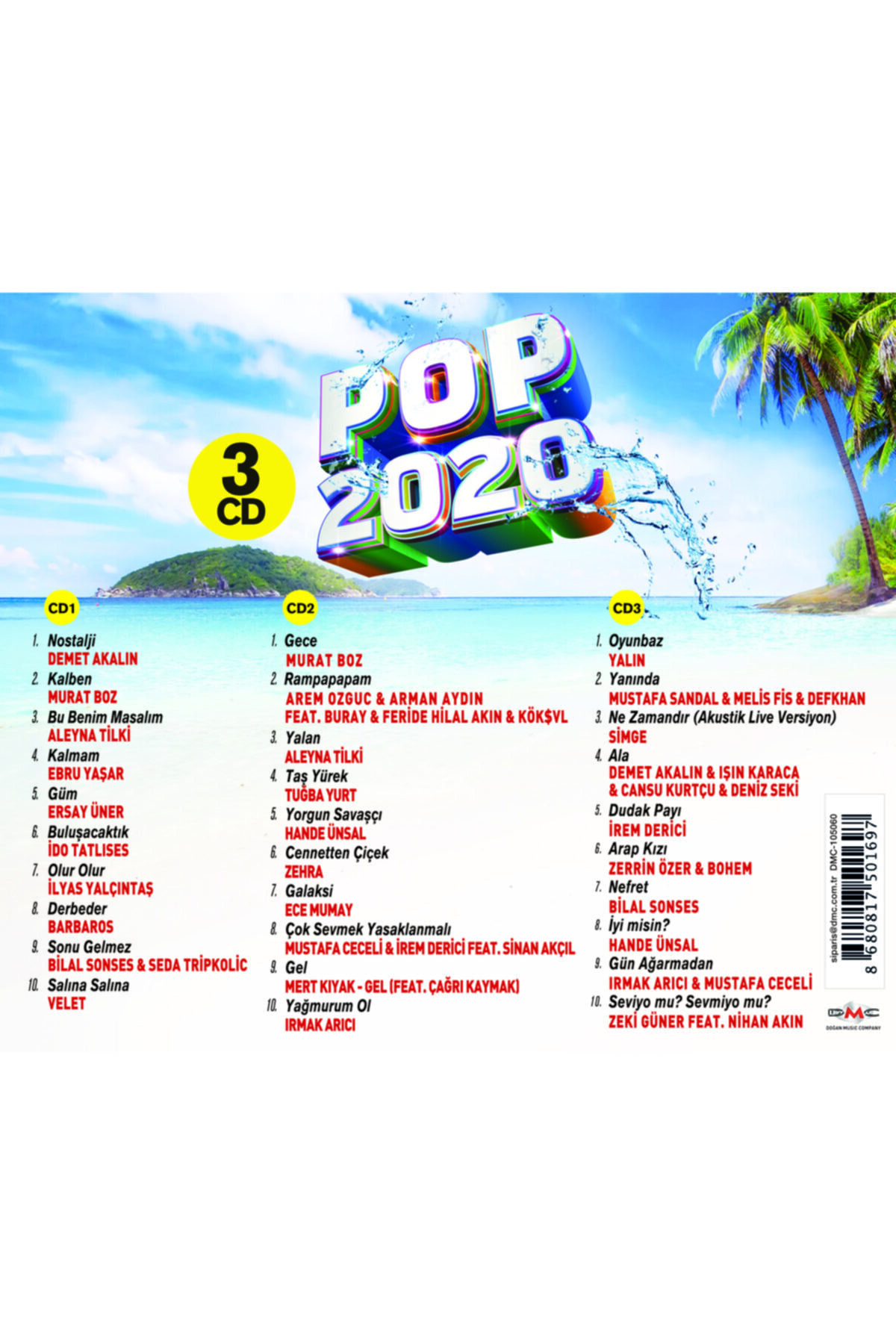 DMC Pop 2020 (3cd) Fiyatı, Yorumları - Trendyol