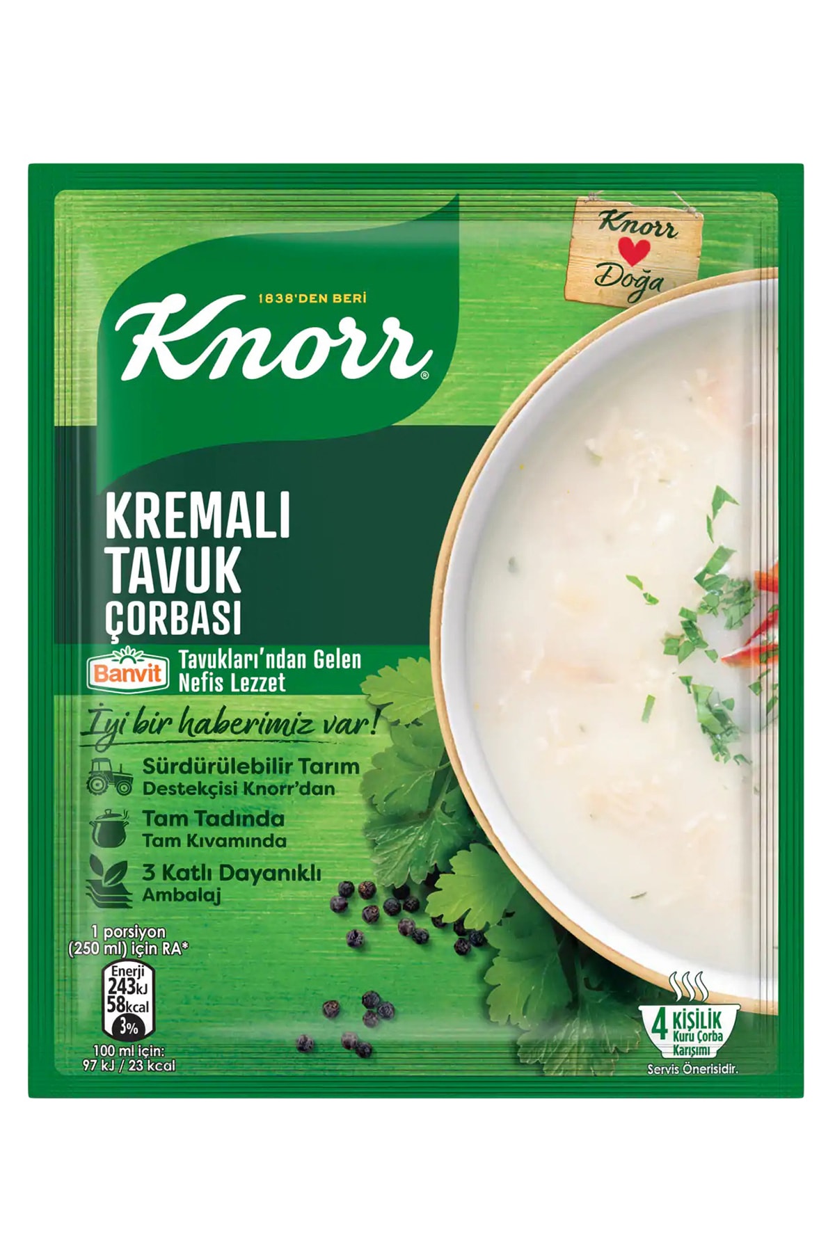 Knorr Kremalı Tavuk Çorbası 65 gr - Fiyatı, Yorumları