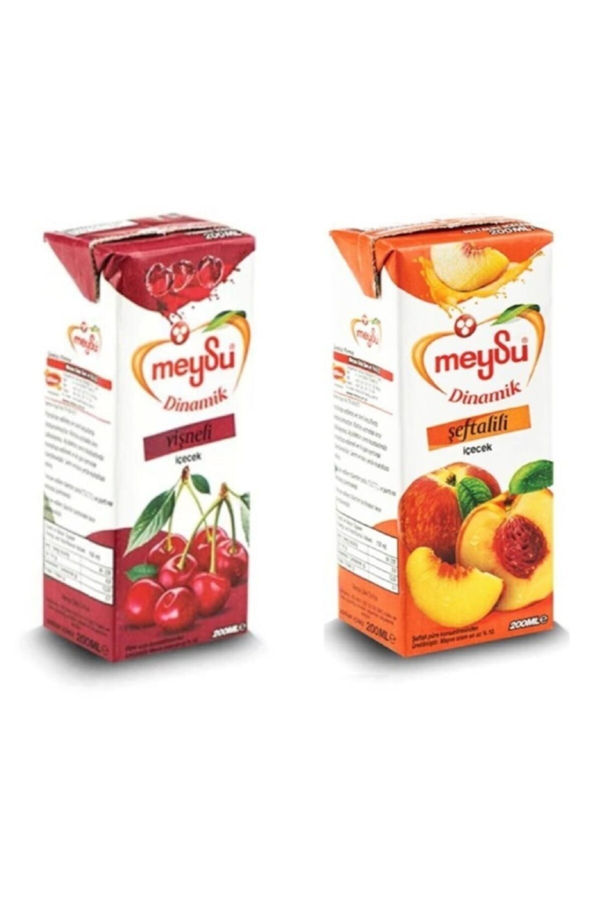 Meysu 200 Ml Meyve Suyu 27 Vişne + 27 Şeftali - Fiyatı, Yorumları