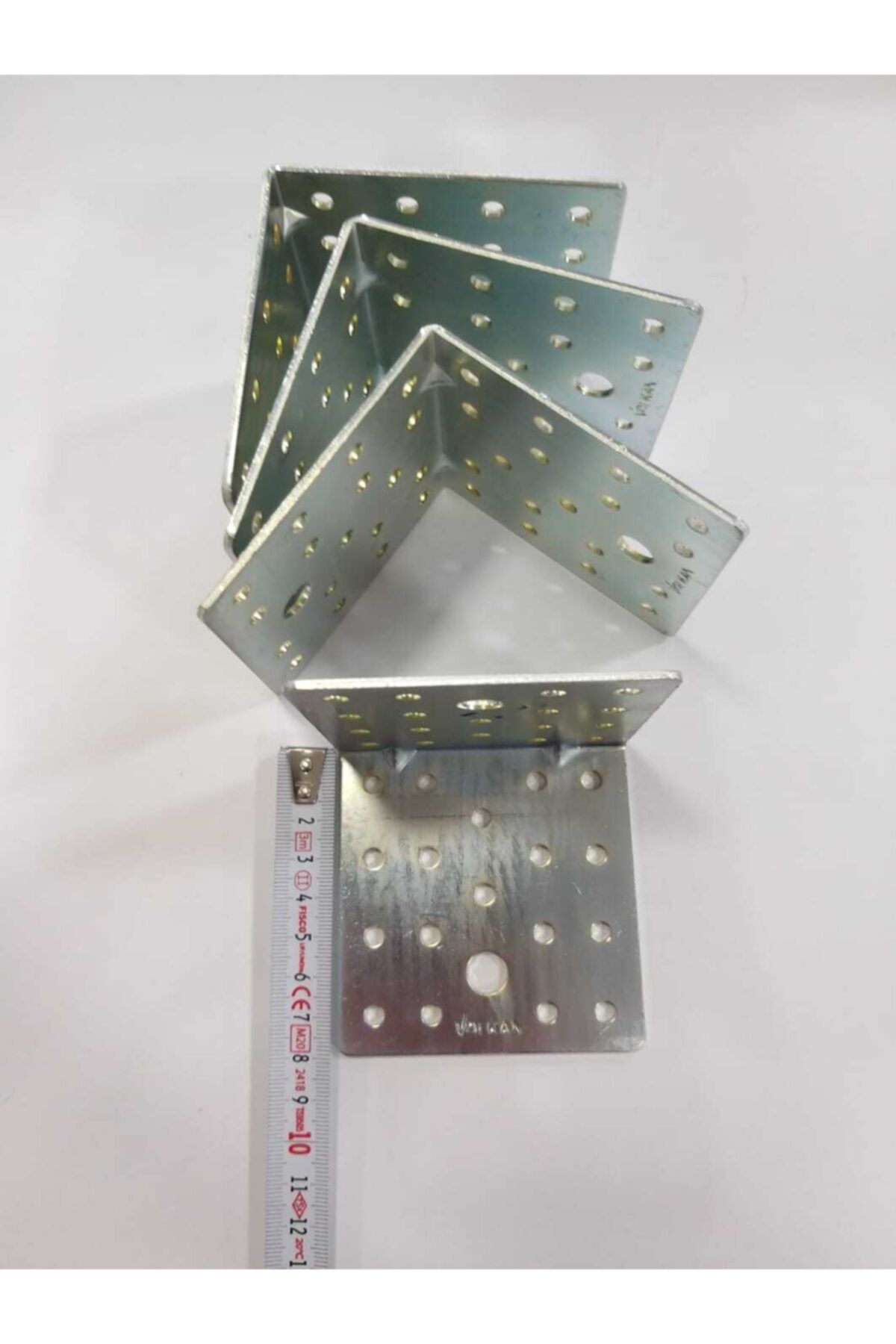 ARON (4 ADET) Metal Gönye V679 Köşe Birleştirme Demiri 80*80*80 L Demir ...