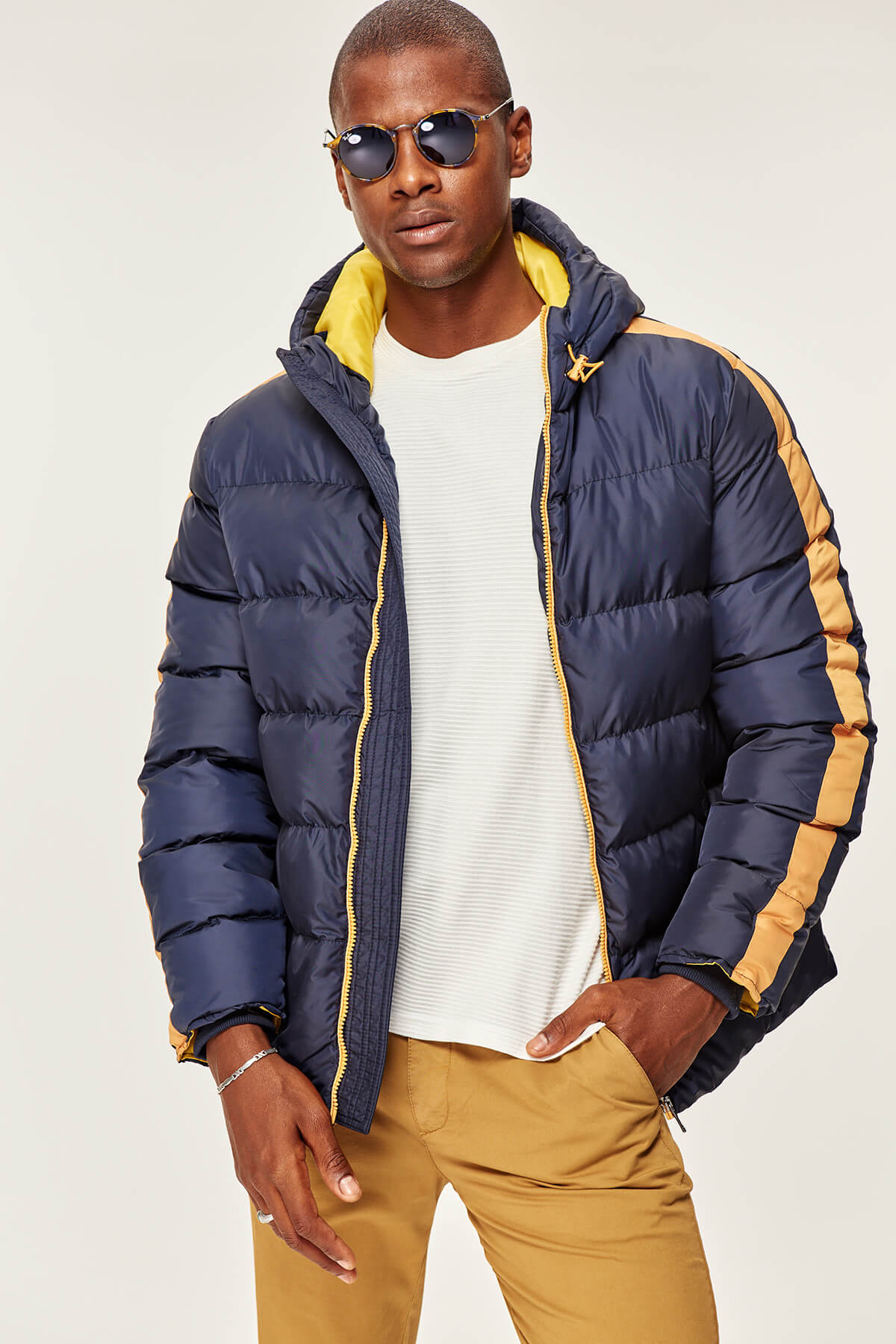 TRENDYOL MAN Lacivert Erkek Mont - Kapüşonlu TMNAW19DI0016 Fiyatı ...