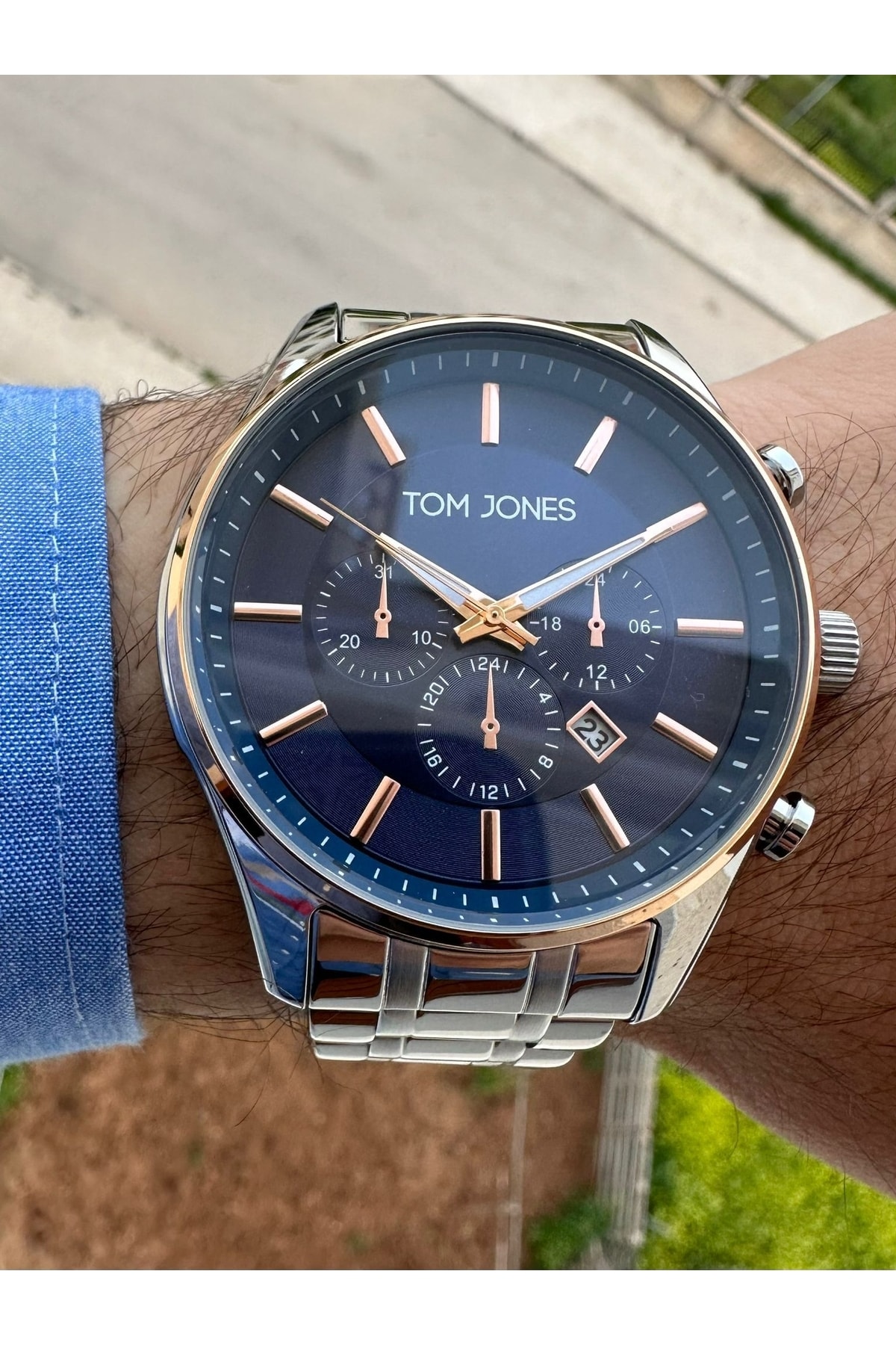 Tom Jones Erkek Içi Mavi Sade Yeni Sezon Kol Saati + Garantili Ürün ...