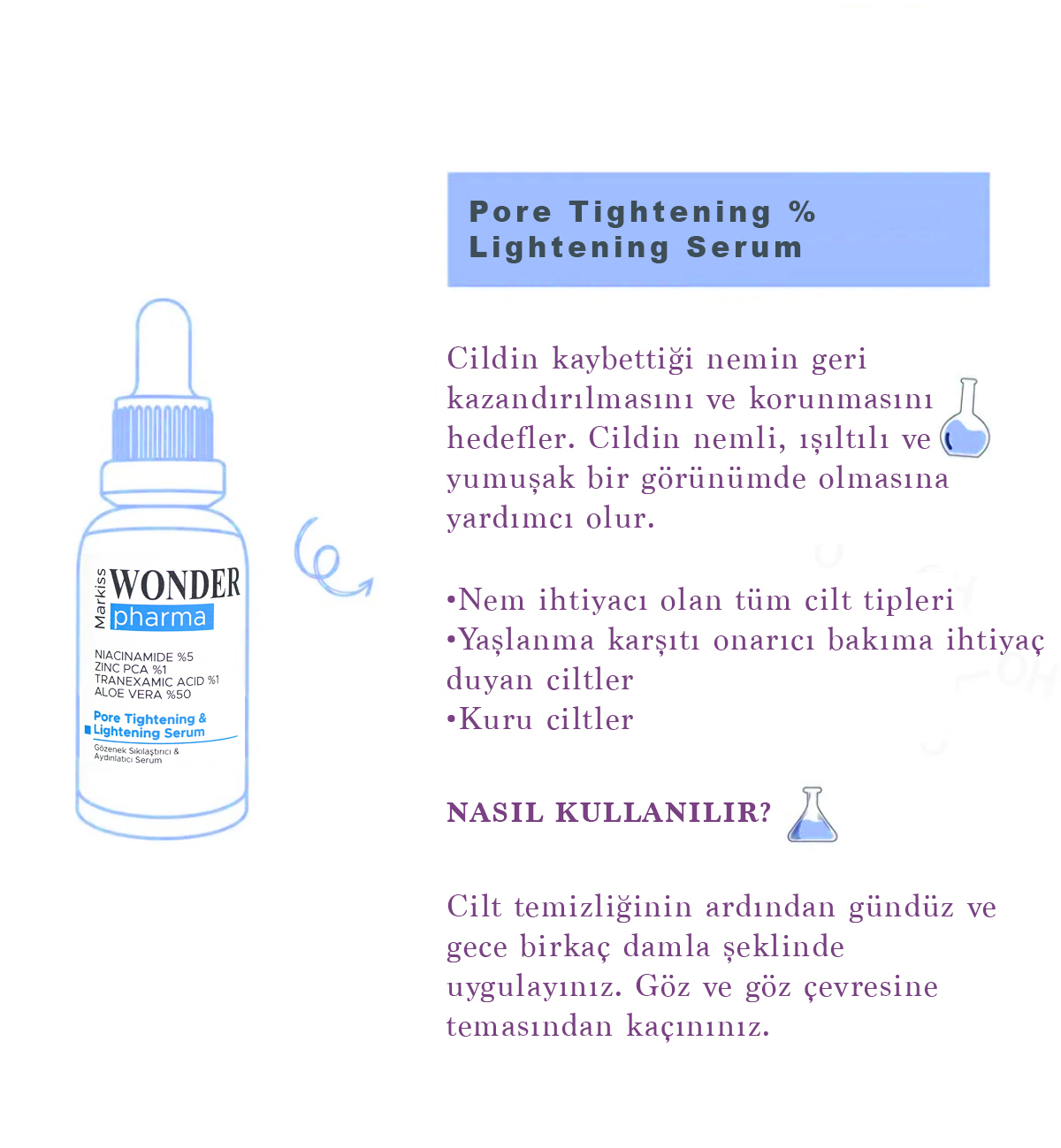 Markiss Sivilce Akne Siyah Nokta Giderici Gözenek Sıkılaştırıcı Aydınlatıcı Canlandırıcı Wonder ...