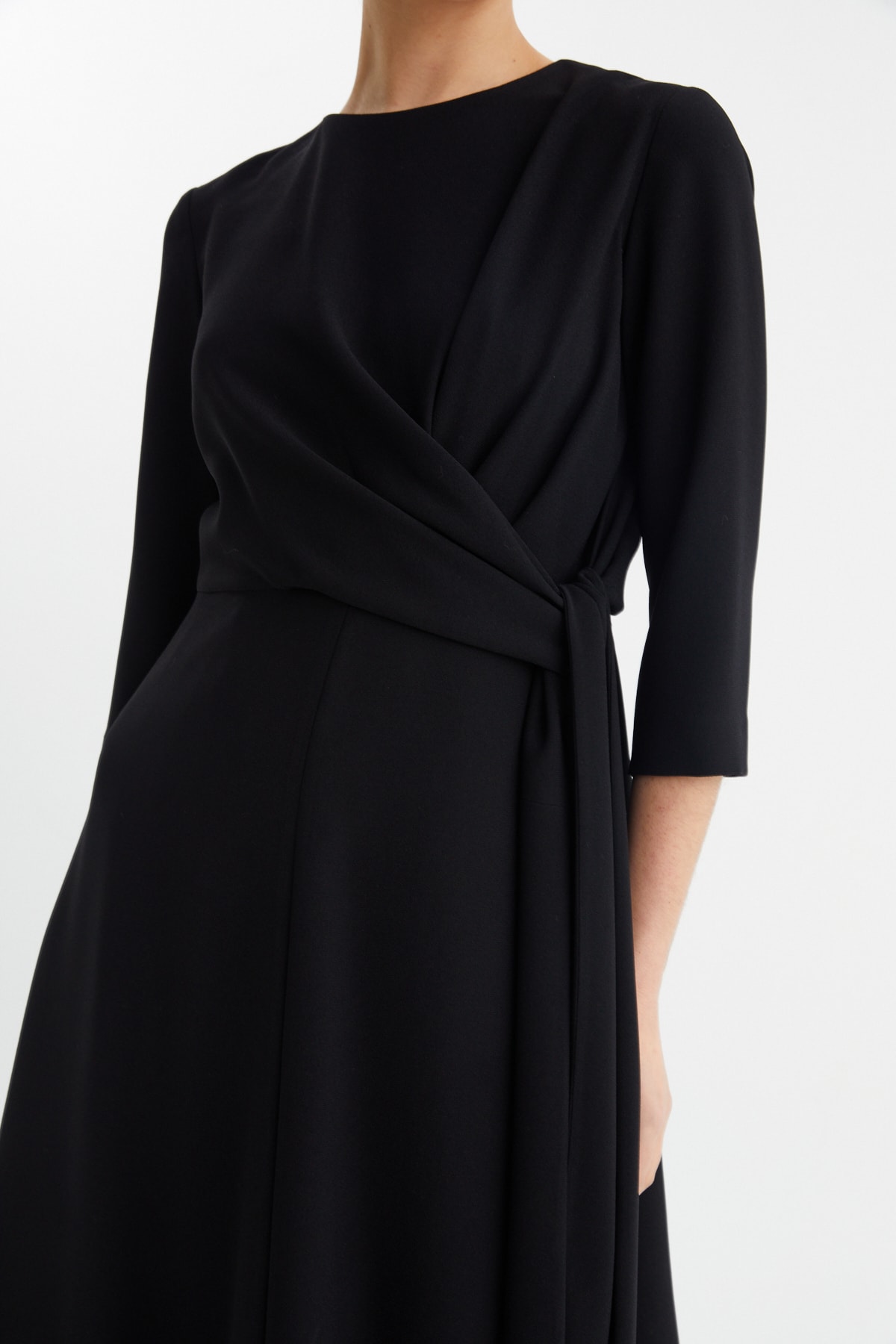 Balizza Blz-yandan Bağlamalı Uzun Kollu Elbise Fiyatı, Yorumları - Trendyol