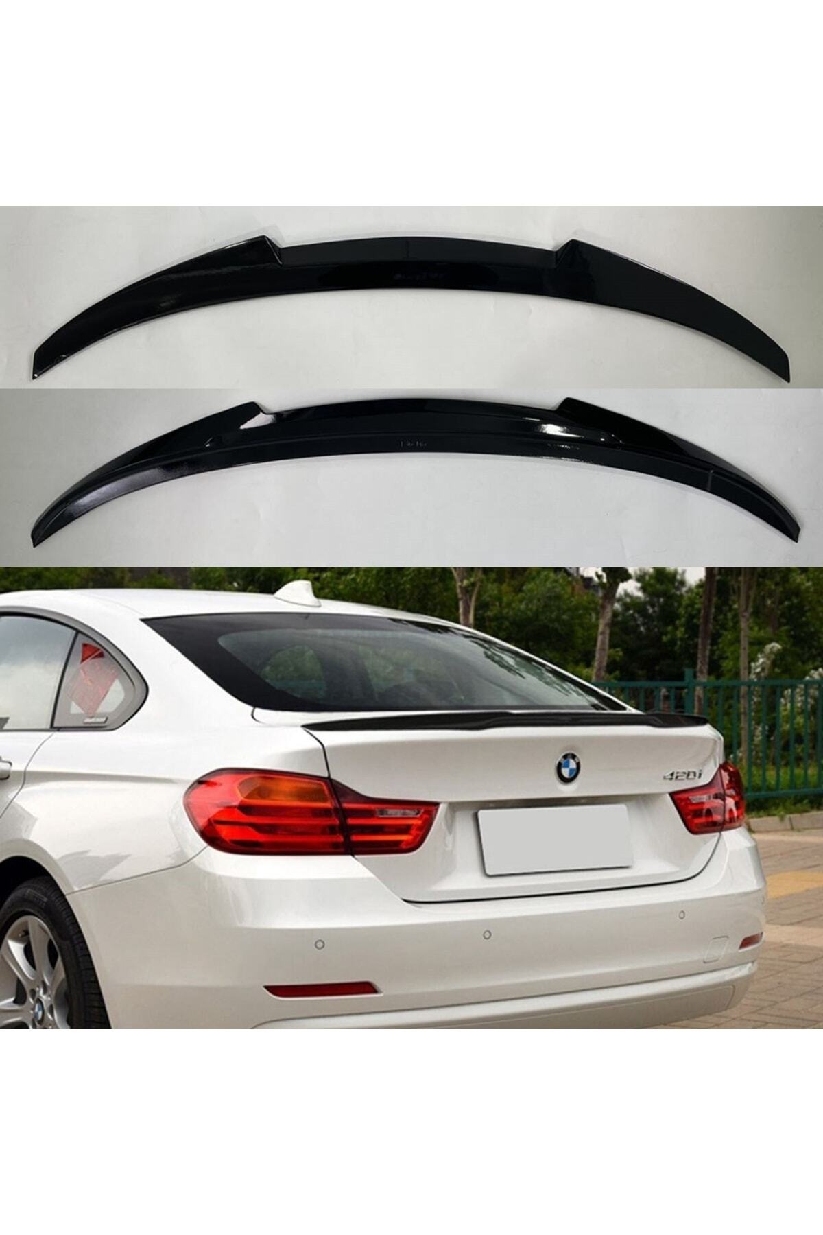 HYM TUNİNG Bmw F36 M4 Yarasa Spoiler, Piano Black Boyalı 1. Sınıf Abs ...