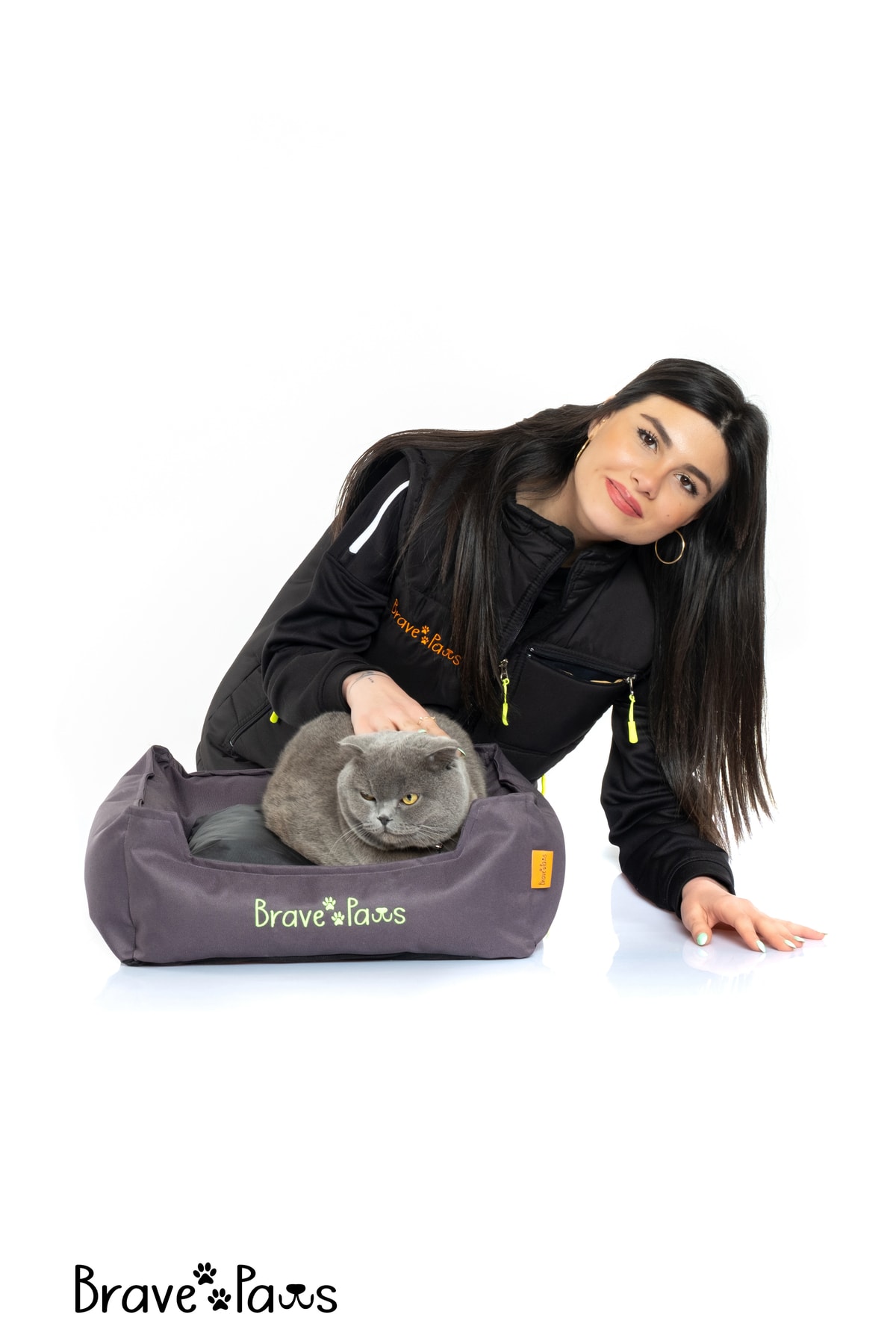 BRAVE PAWS Yıkanabilir Tüplü Elyaf Dolgulu Su Geçirmez Kedi Ve Köpek ...