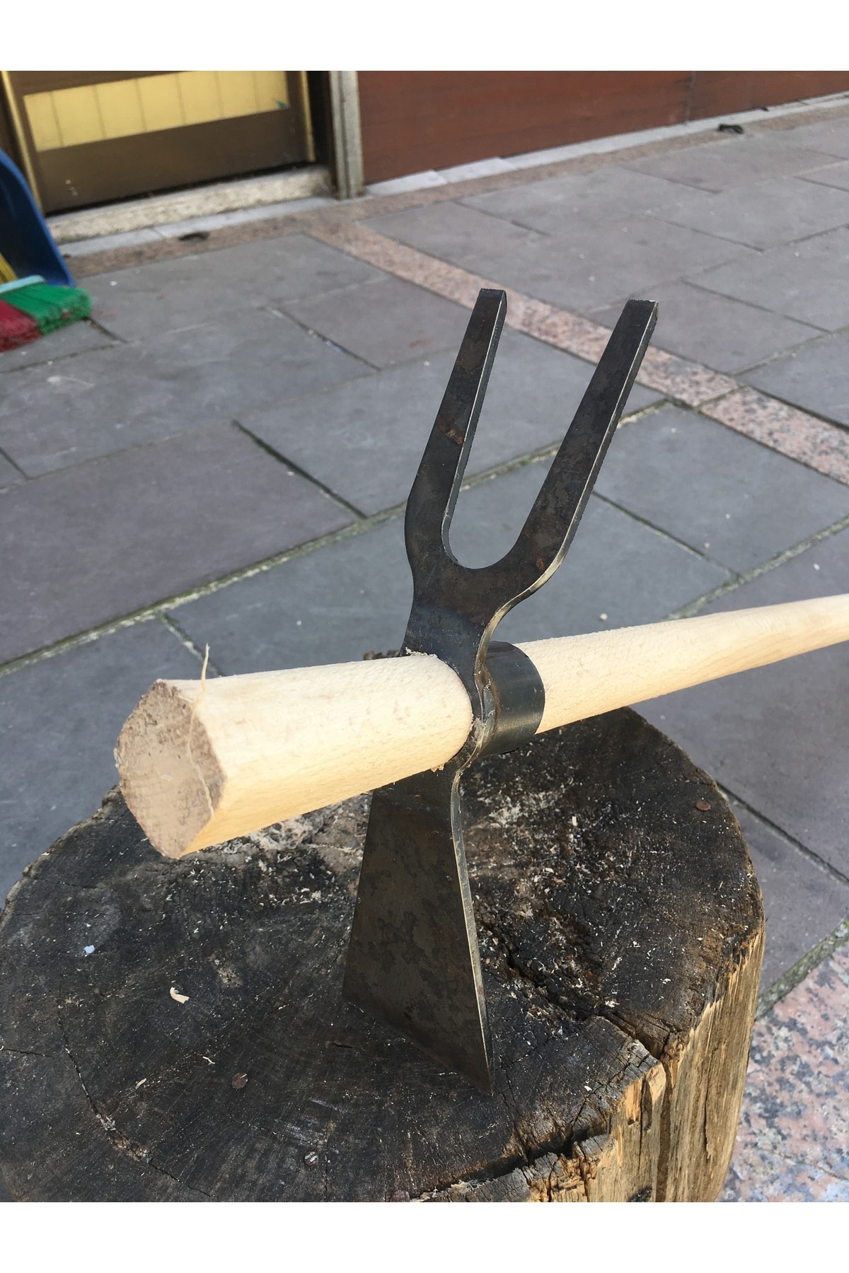 Cide Arı Ticaret El Yapımı Düz Çatal Sap ‘lı Bahçe Kazma’sı - Fiyatı ...