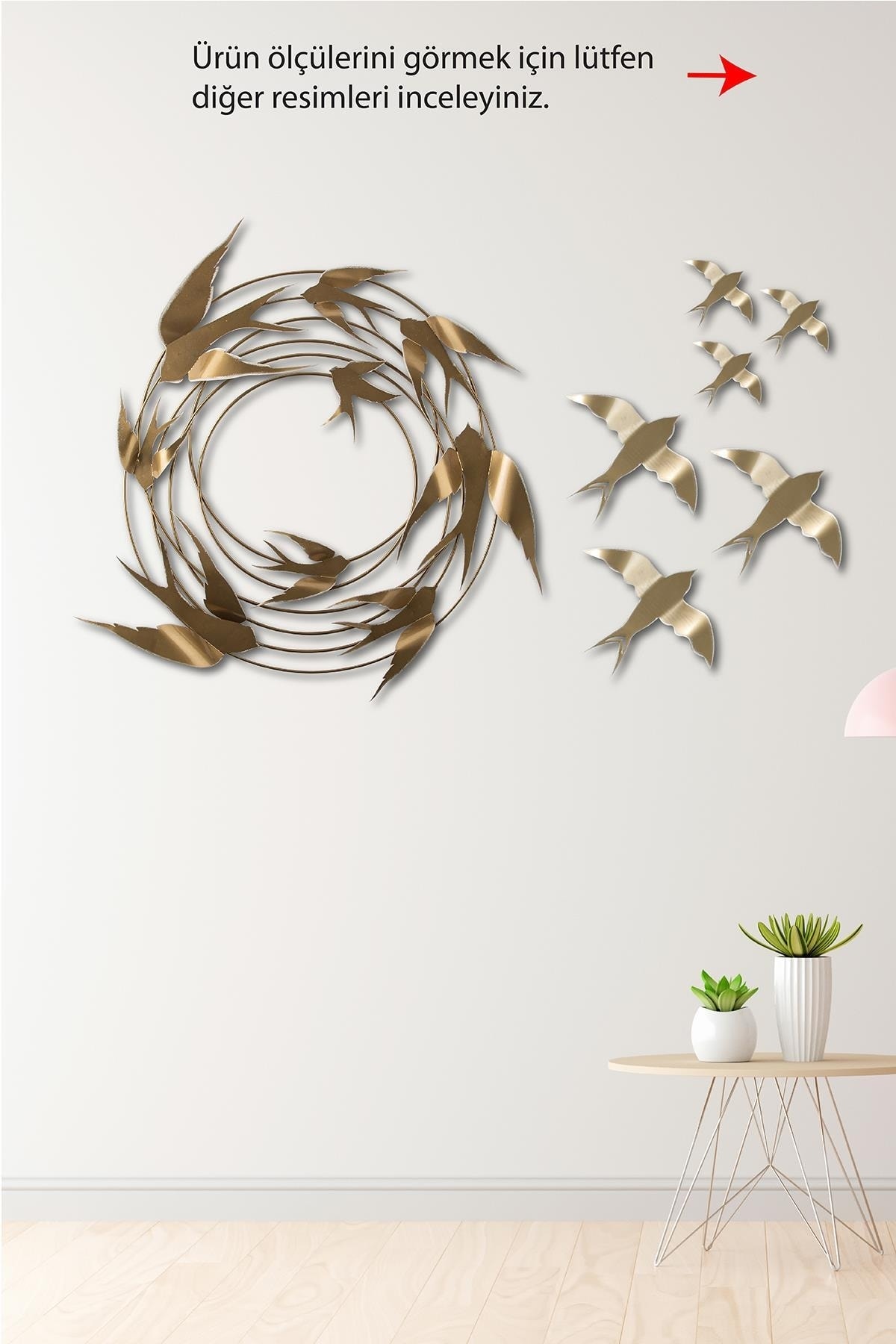 Doreline Doreart Migration Metal Duvar Tablosu, Ev Ofis Duvar Panosu Fiyatı, Yorumları - Trendyol